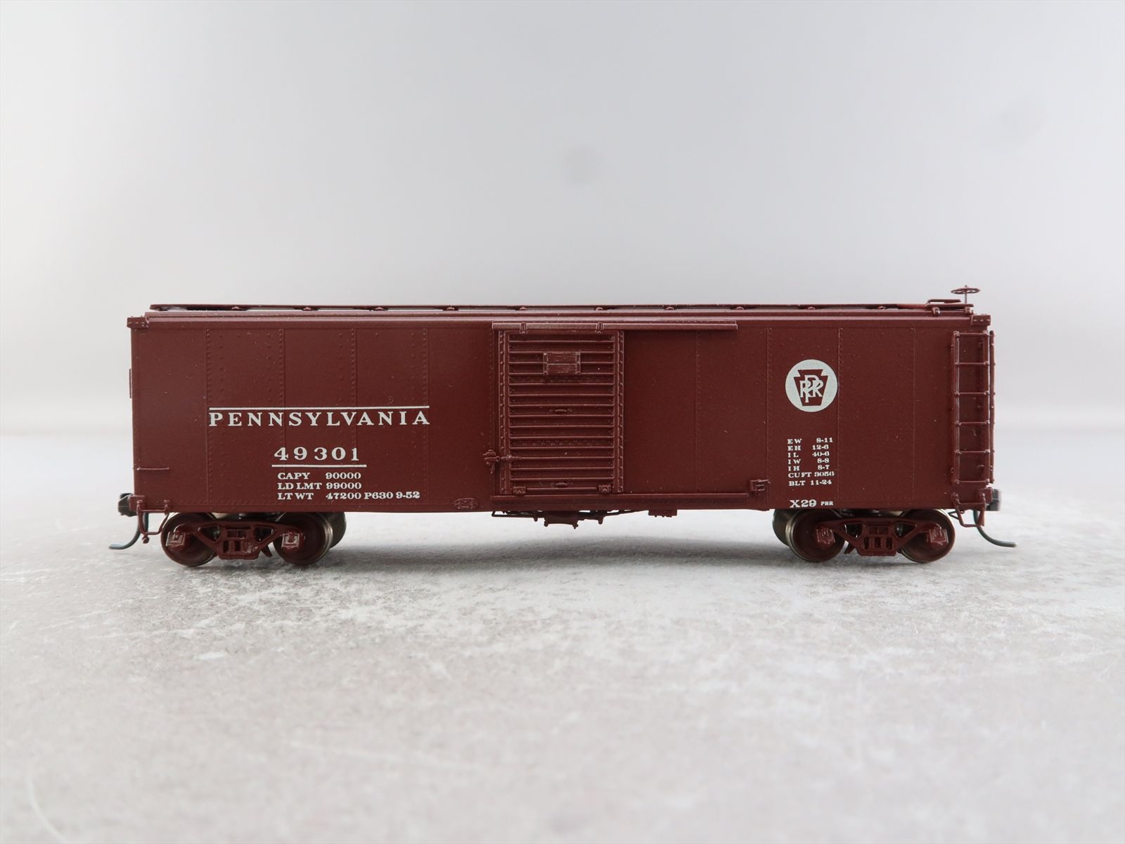 HO Brass Model Train - OMI 3013 PRR Pennsylvania X-29 Boxcar #49301 ...