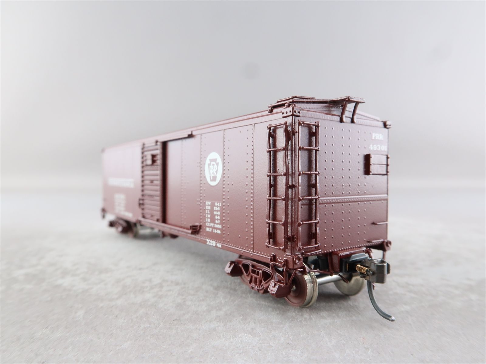 HO Brass Model Train - OMI 3013 PRR Pennsylvania X-29 Boxcar #49301 ...