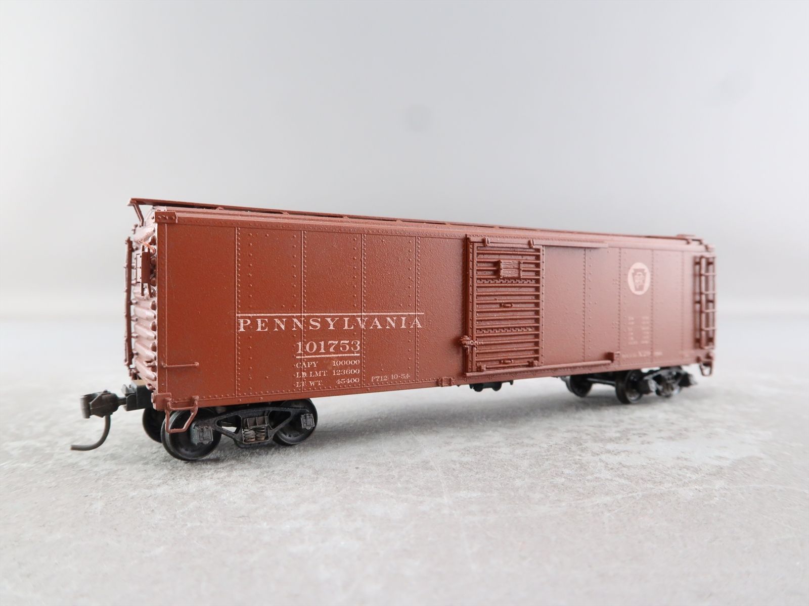 HO Brass Model - OMI 3014 PRR Pennsylvania X-29 Boxcar #101753 - Custom ...