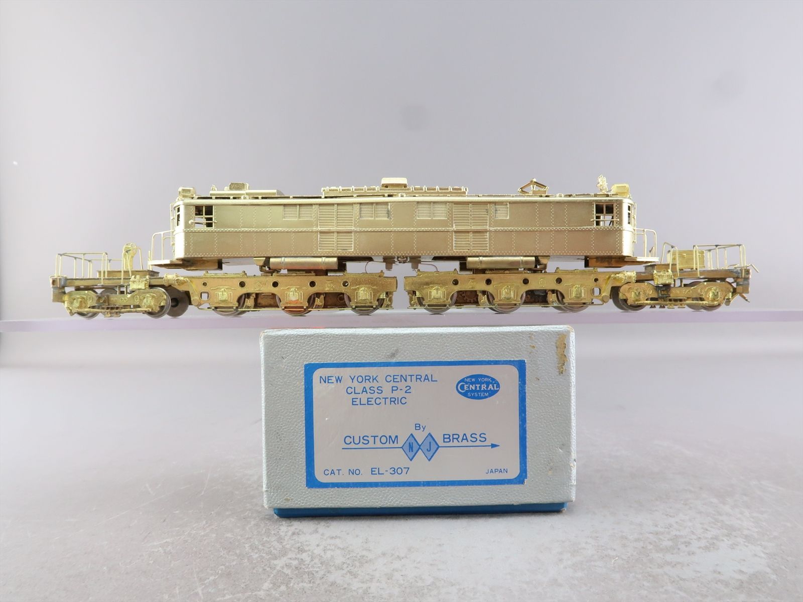 HO Brass Model - NJCB EL-307 NYC New York Central P-2 Electric - Unpainted - 1974 Run - Mizuno