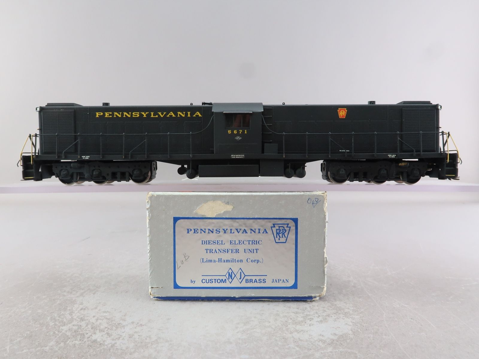 HO Brass Model - NJCB PRR Pennsylvania Diesel Electric Transfer Unit ...