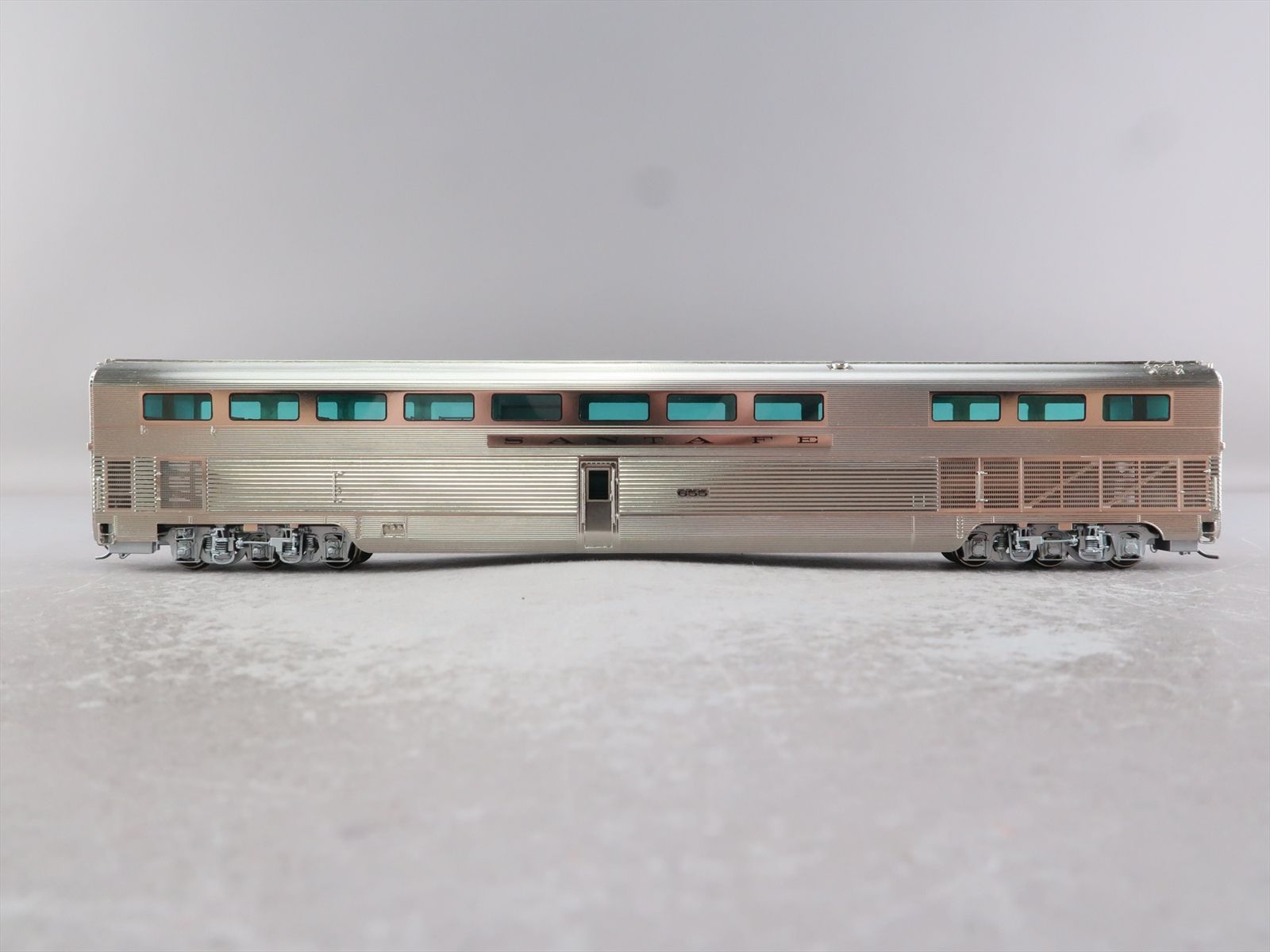 HO Brass Model - OMI 3497.1 SF Santa Fe High Level Dining Car #655 - F ...