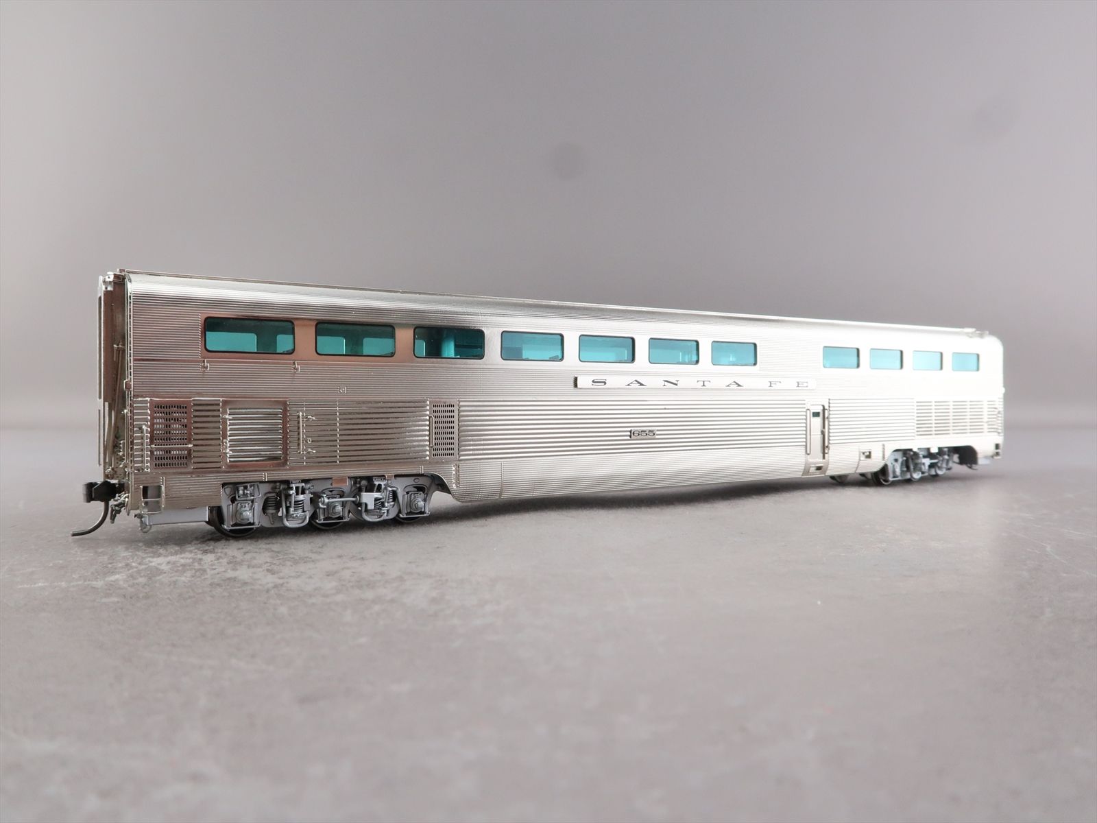 HO Brass Model - OMI 3497.1 SF Santa Fe High Level Dining Car #655 - F ...