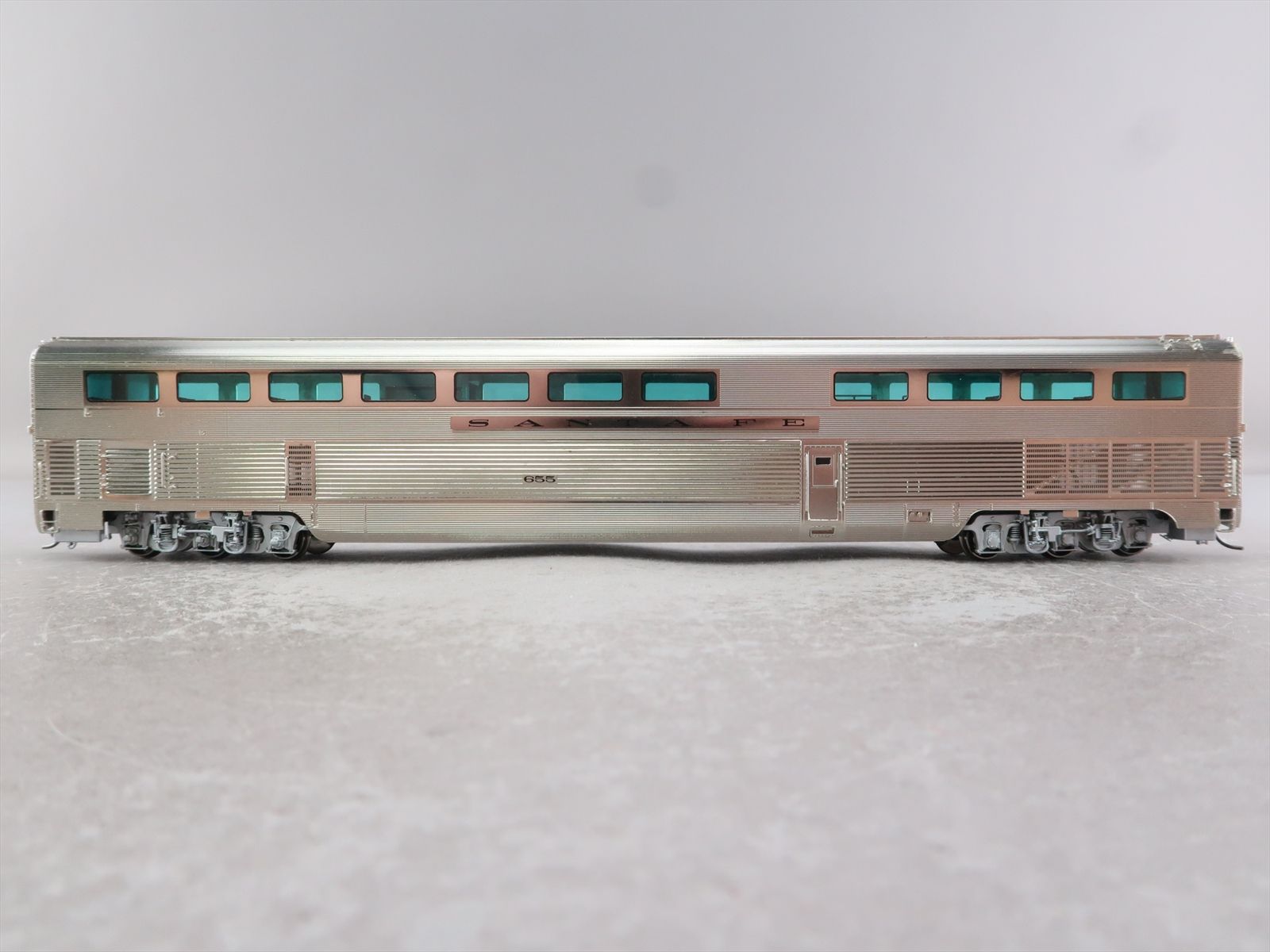 HO Brass Model - OMI 3497.1 SF Santa Fe High Level Dining Car #655 - F ...