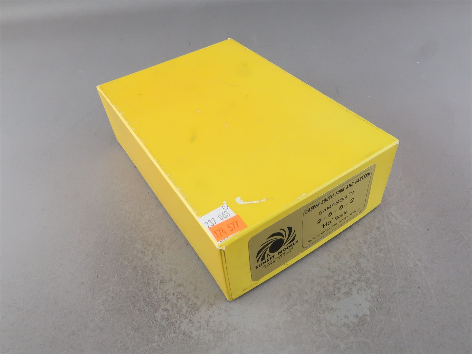 HO Brass Model - Sunset HO72 Casper South Fork & Eastern 2-6-6-2 ...