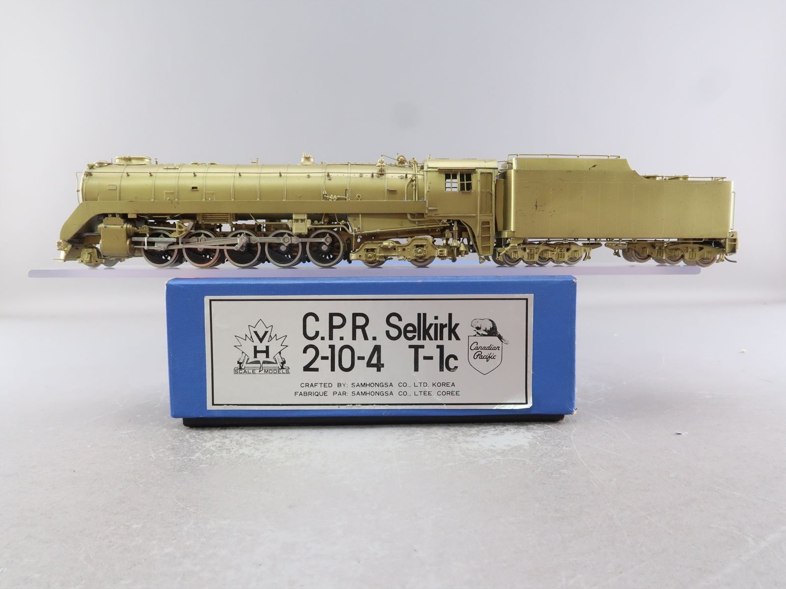 HO Brass Model - VH CP CPR Canadian Pacific T-1c 2-10-4 - Unpainted ...