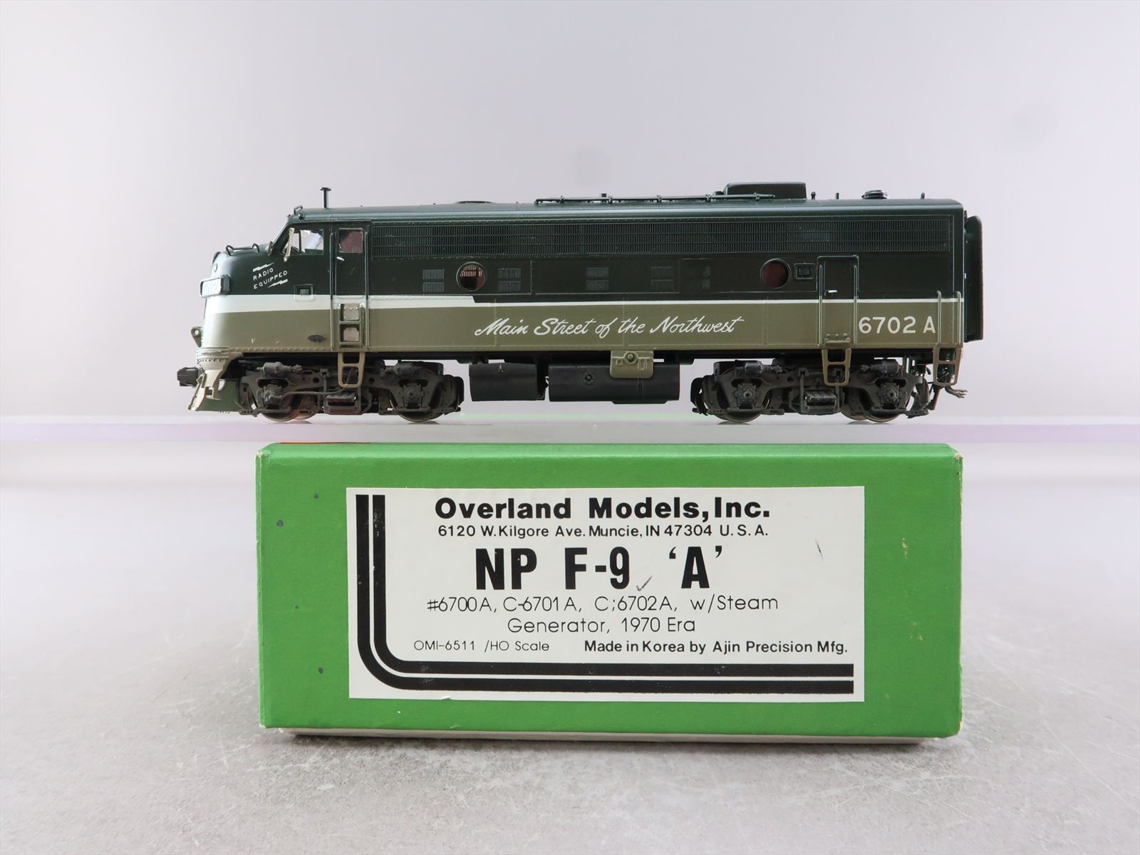 HO Brass Model - OMI 6511 NP Northern Pacific F9 F9A Main Street of the ...