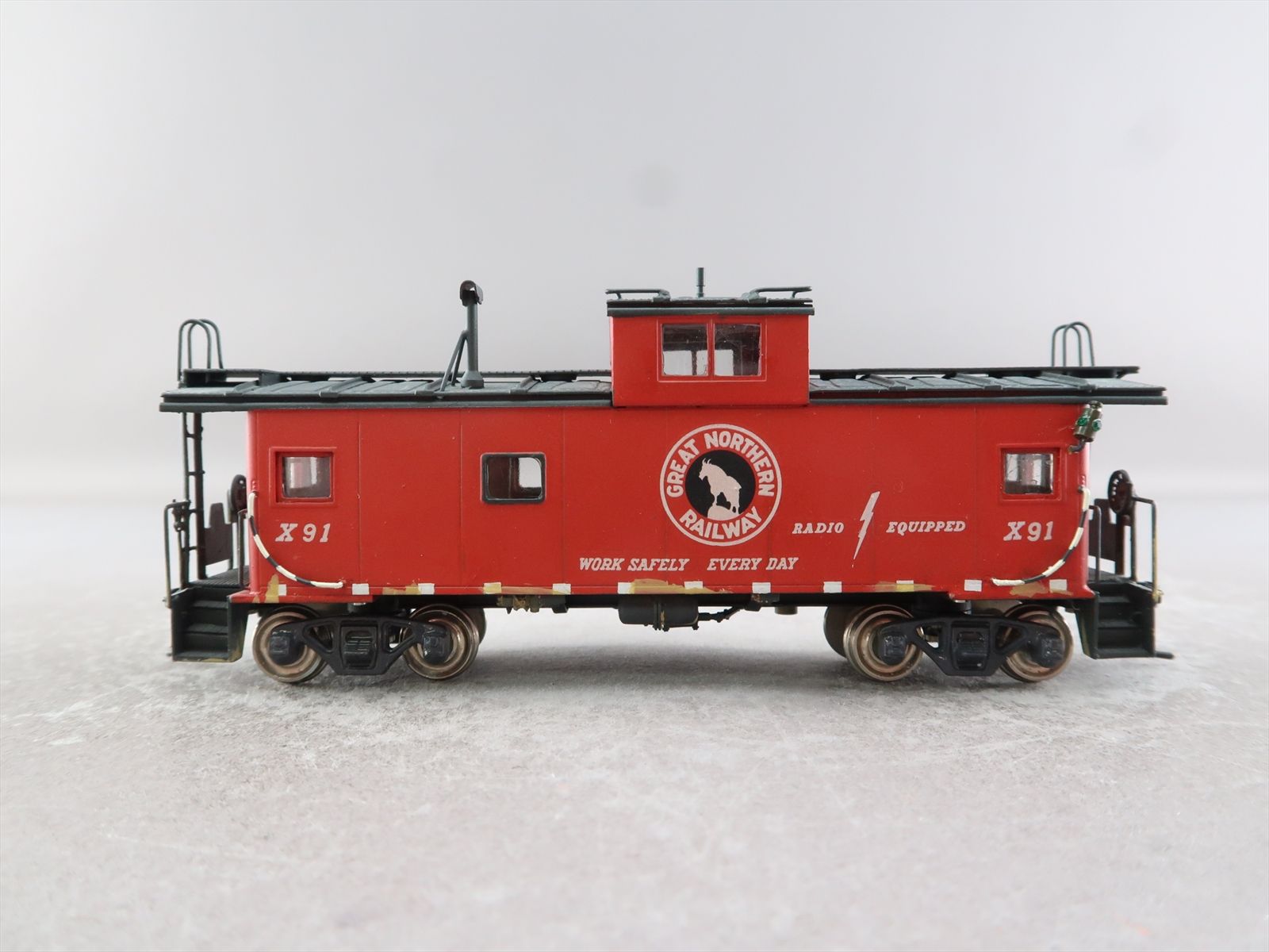 HO Brass Model - Oriental GN Great Northern Caboose #x91 - Custom ...