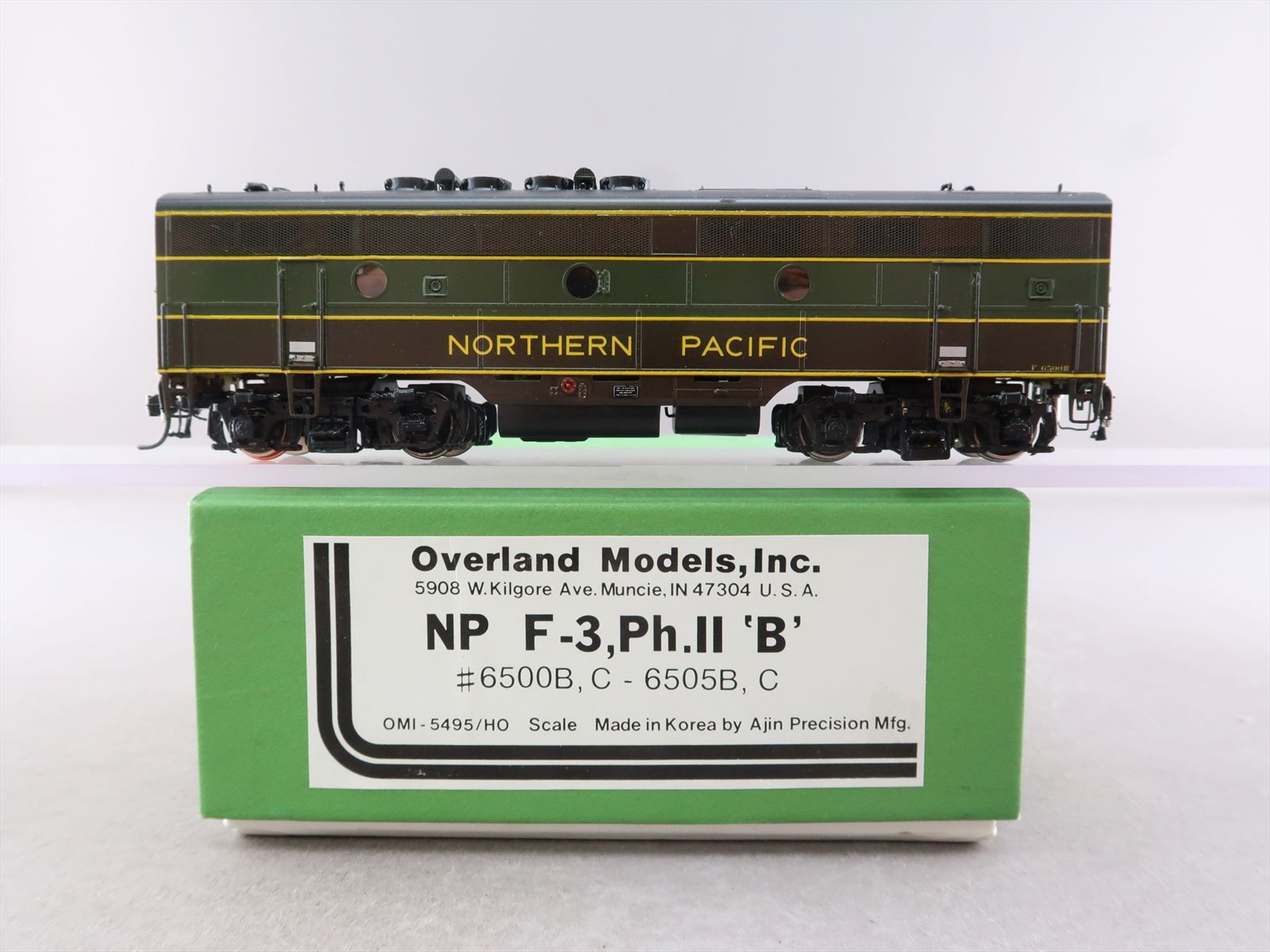 HO Brass Model - OMI 5495 NP Northern Pacific F3 F3B Phase II #6500B ...