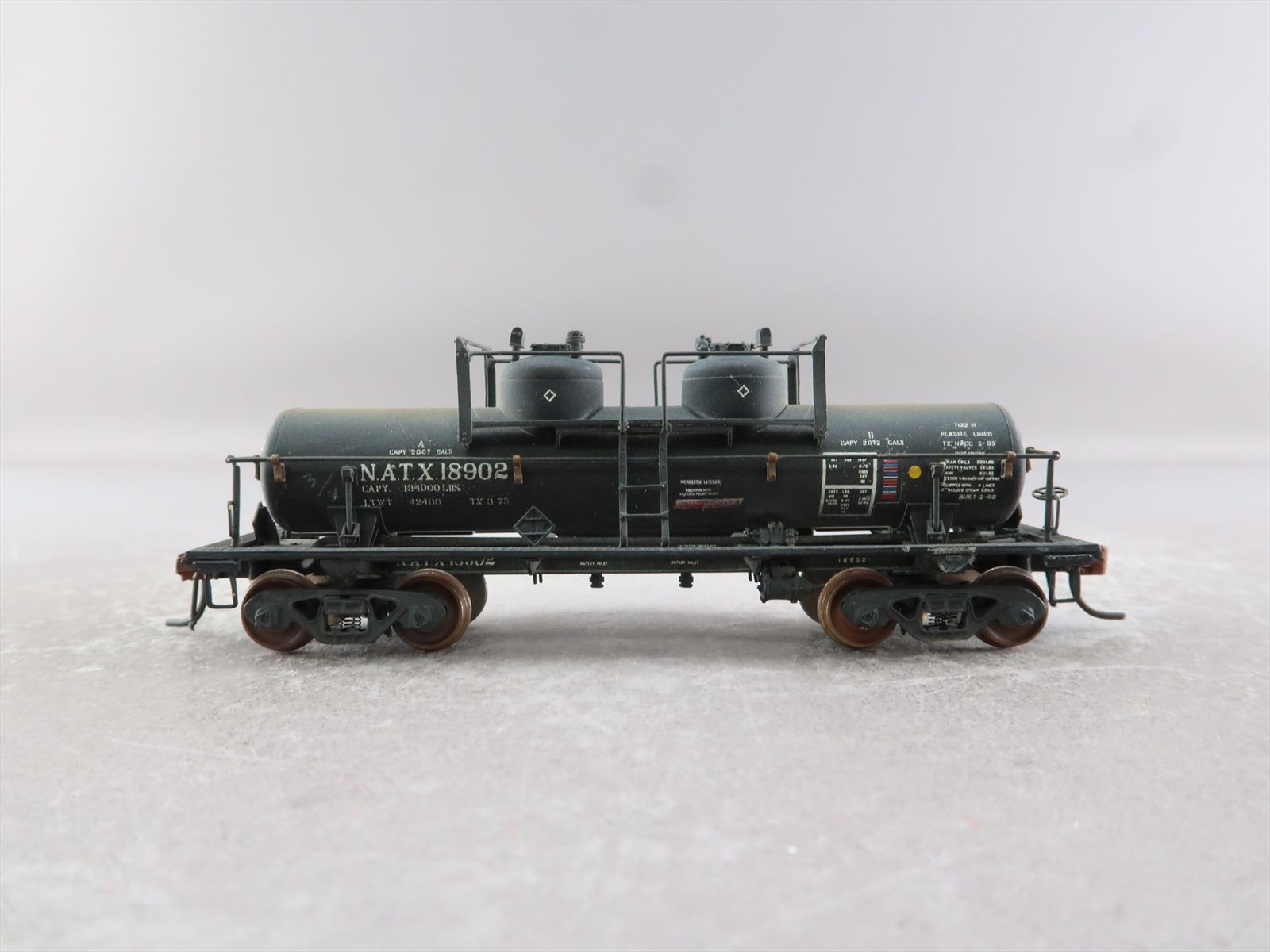 HO Brass Model - OMI 3123 N/A NATX Two Dome Tank Car 4000 Gallon #18902 ...