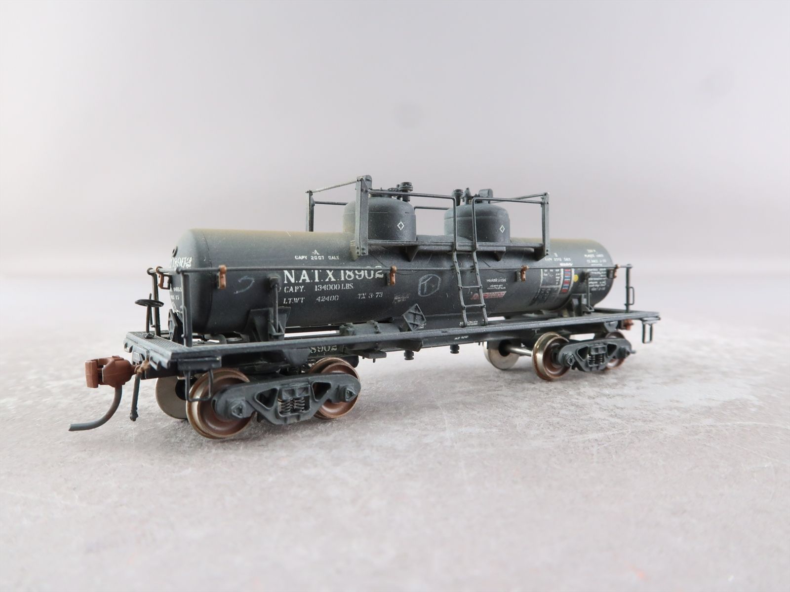 HO Brass Model - OMI 3123 N/A NATX Two Dome Tank Car 4000 Gallon #18902 ...