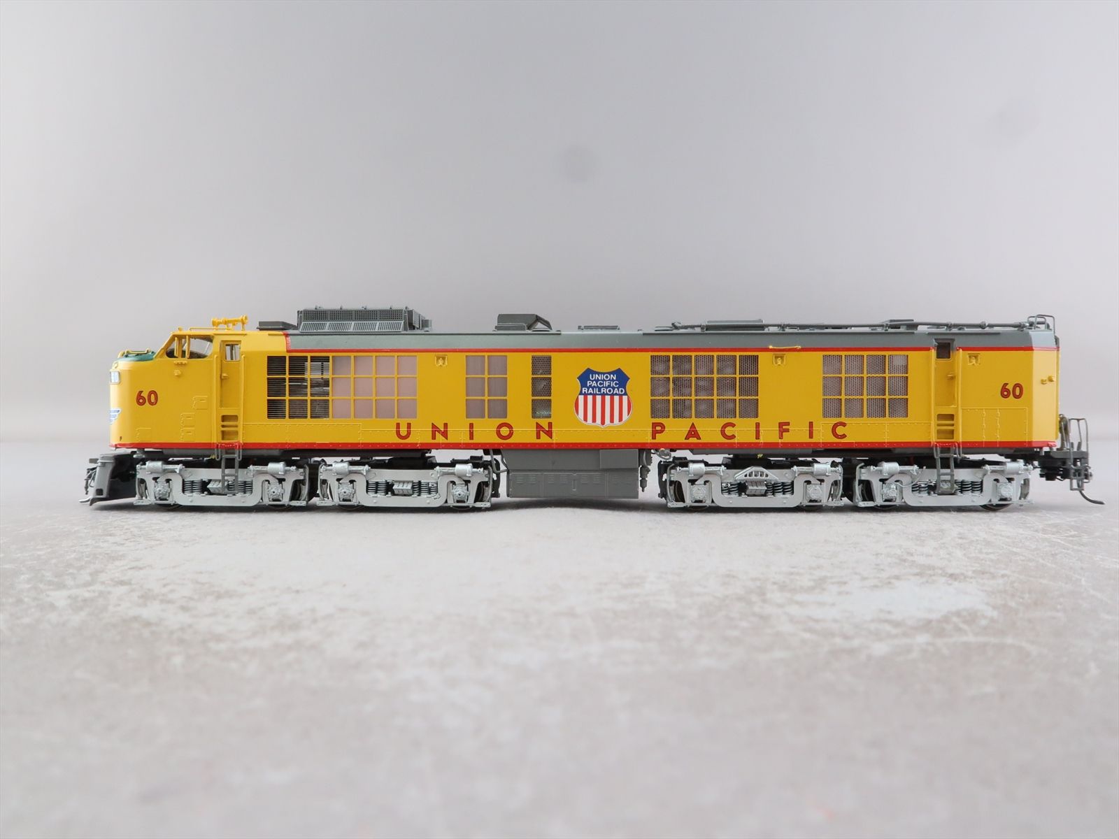 HO Brass Model - OMI 6708.1 UP Union Pacific Standard Gas Turbine Set #59 + #60 + Turbine Tender ...