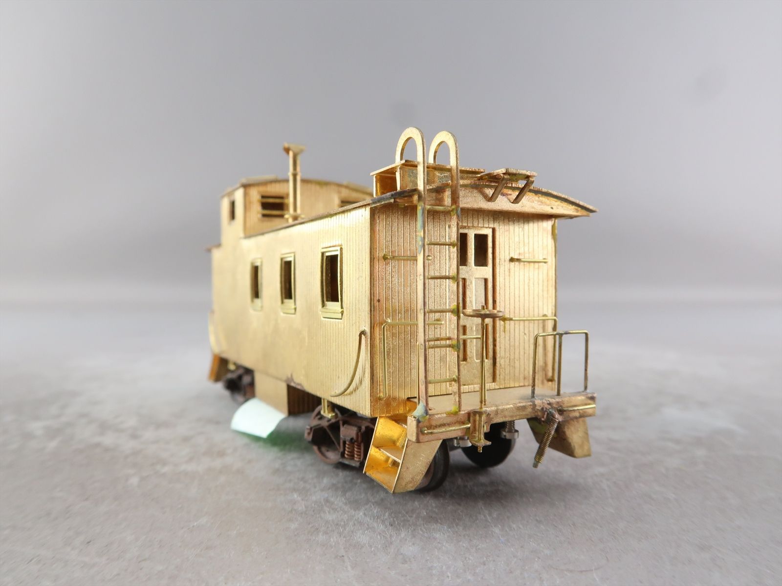 HO Brass Model - TID Trains Inc GN Great Northern Caboose 3 Window Wood ...