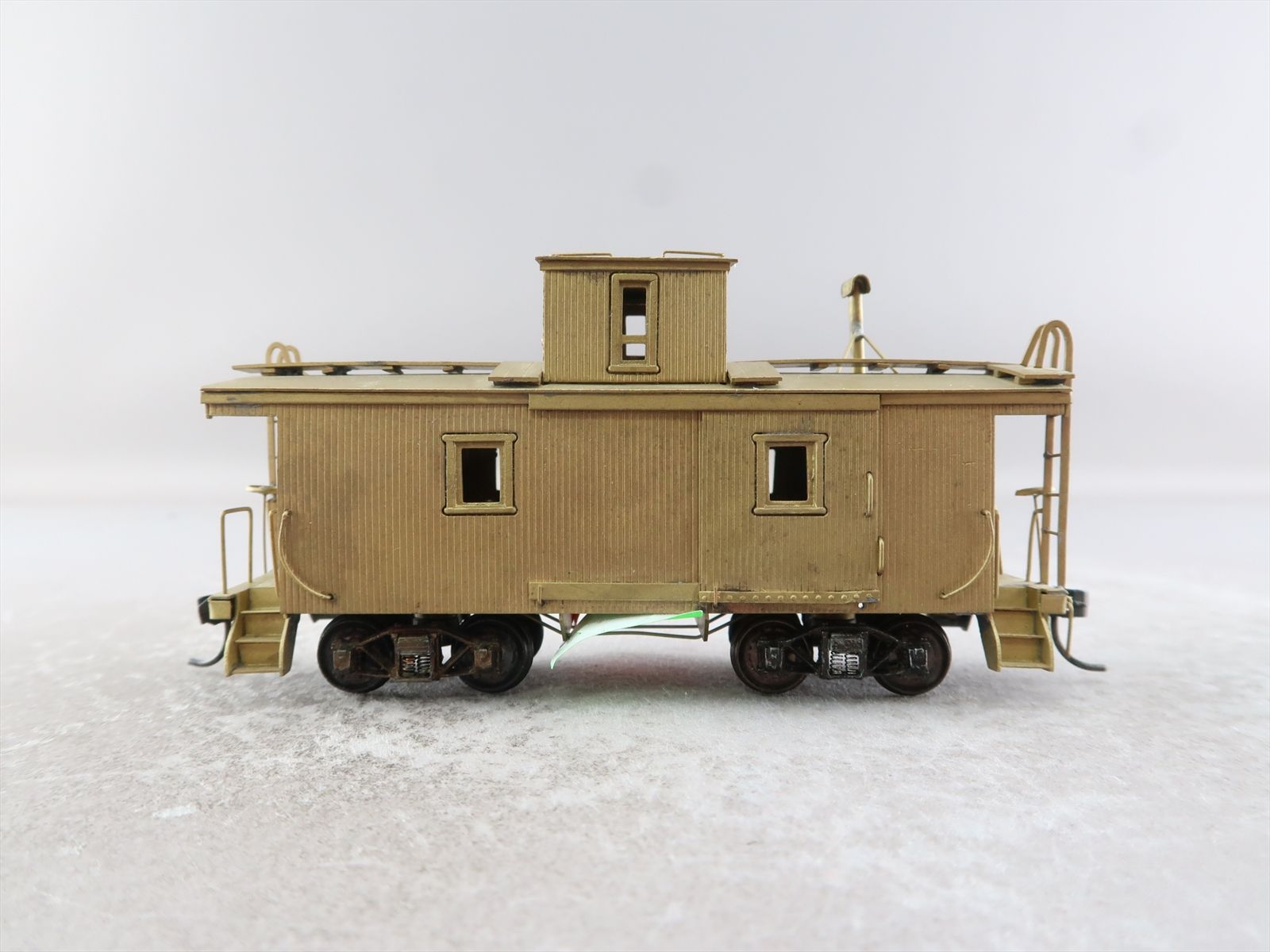 HO Brass Model - FED FED-15 Oregon American 2 Truck Side Door Logging Caboose - 1987 Run *NO BOX