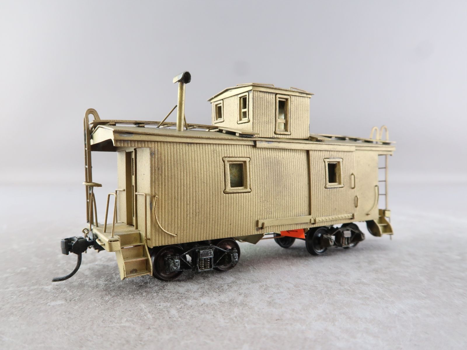 HO Brass Model - FED FED-15 Oregon American 2 Truck Side Door Logging Caboose - 1987 Run *NO BOX