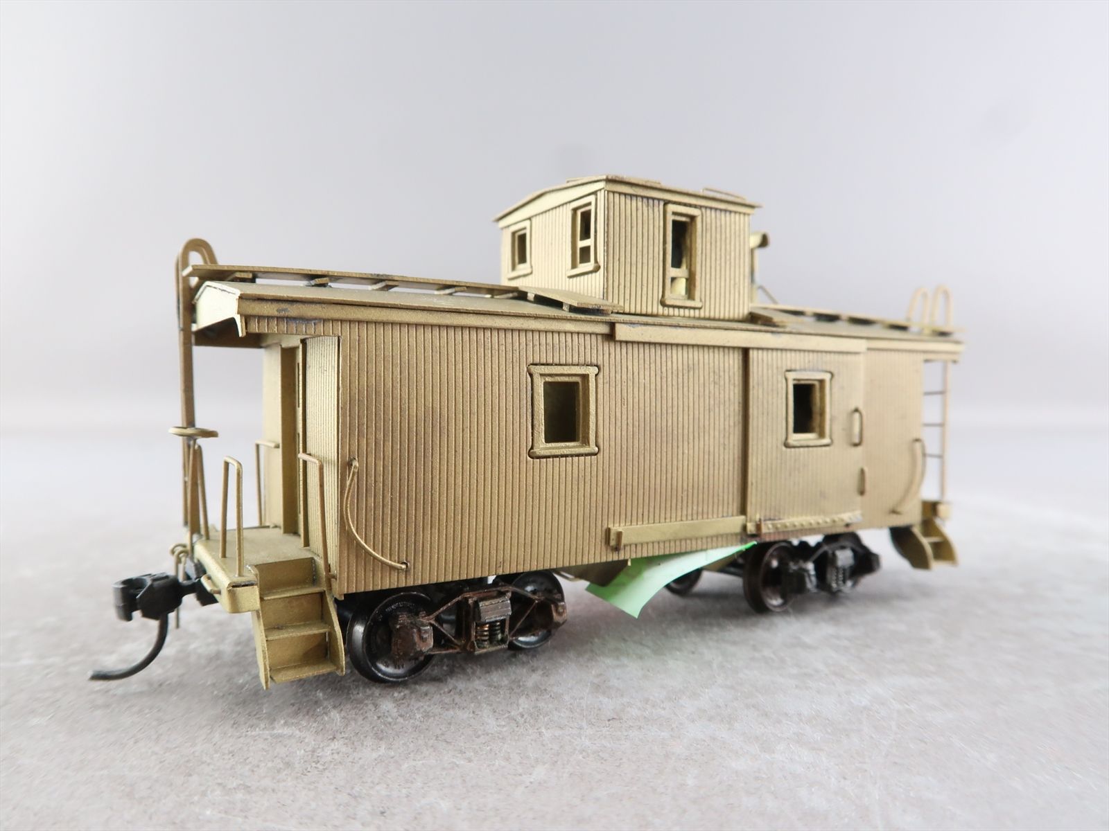 HO Brass Model - FED FED-15 Oregon American 2 Truck Side Door Logging Caboose - 1987 Run *NO BOX