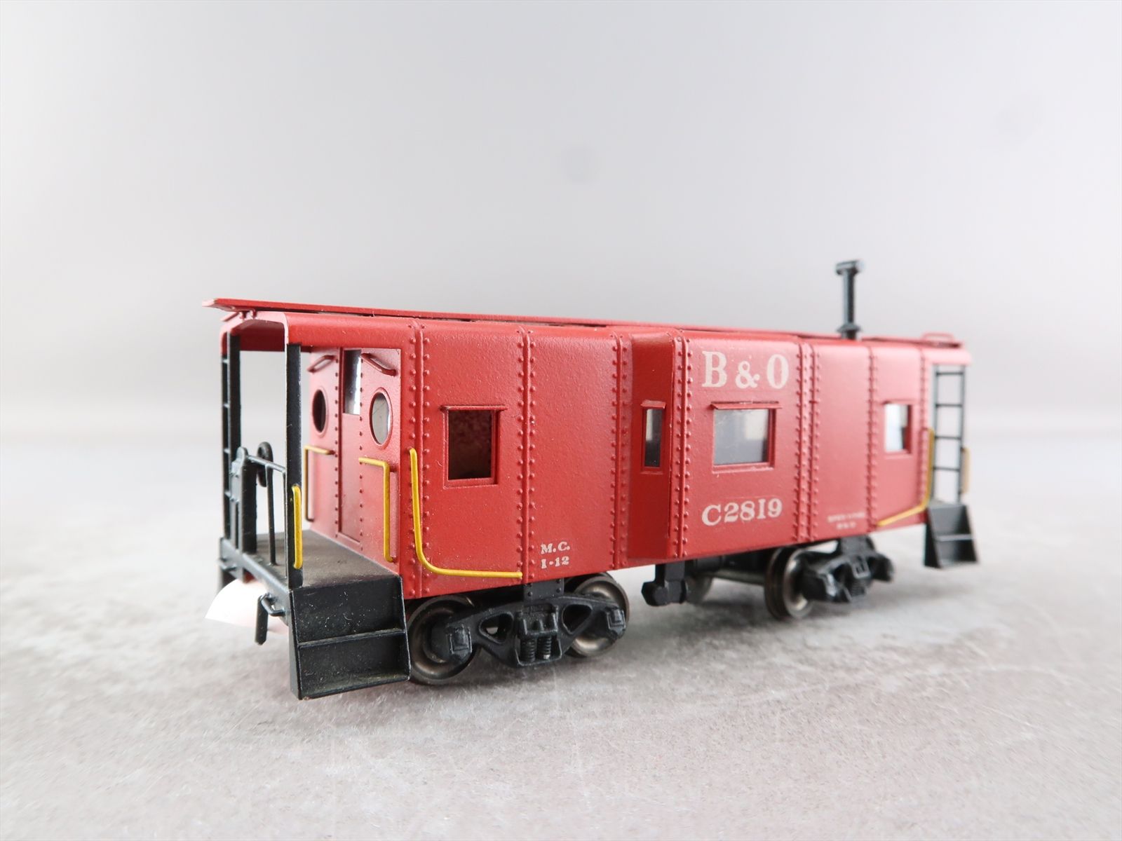 HO Brass Model - TID Trains Inc. B&O Baltimore & Ohio Wagon Top Caboose ...