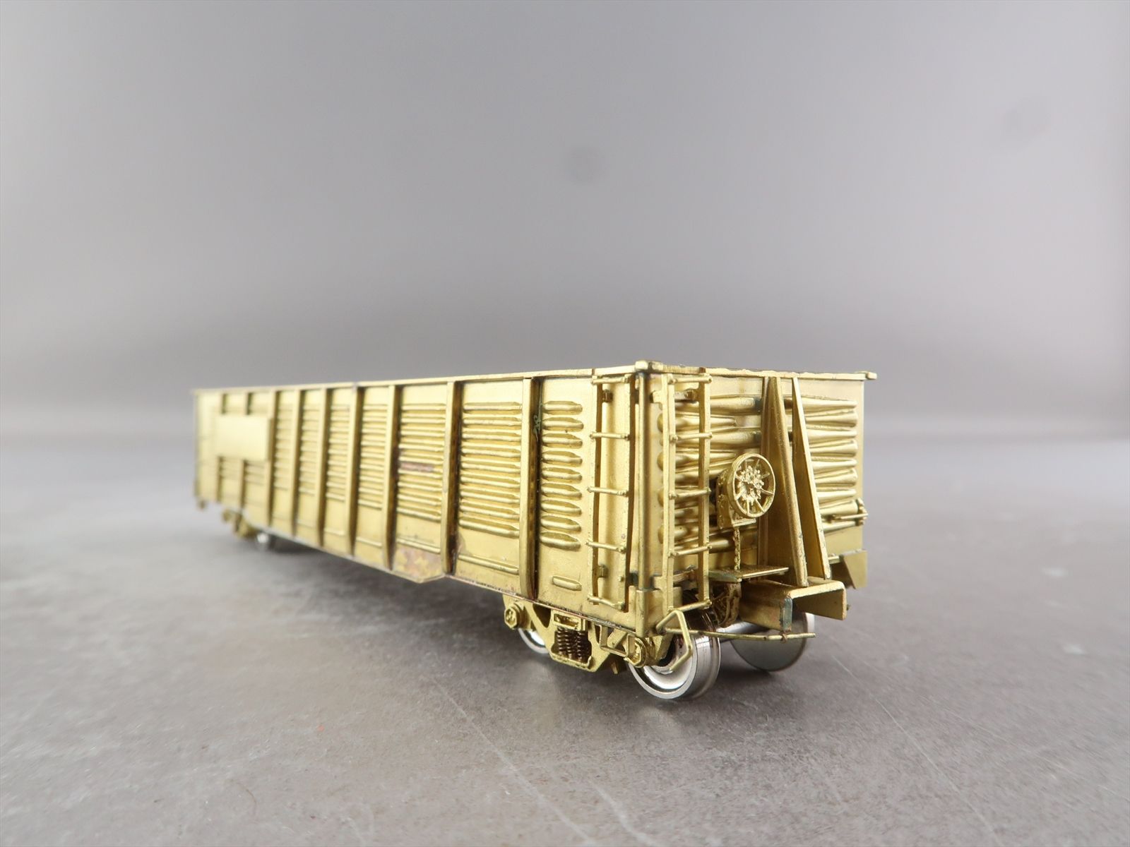 HO Brass Model - OMI 3058 AT&SF Santa Fe 100 Ton Gondola - Unpainted - 1986 Run - M.S. Models