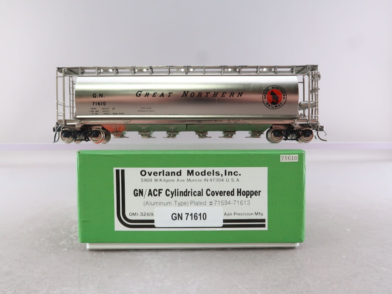 HO Brass Model - OMI 3269.1 GN Great Northern ACF Cylindrical Covered ...