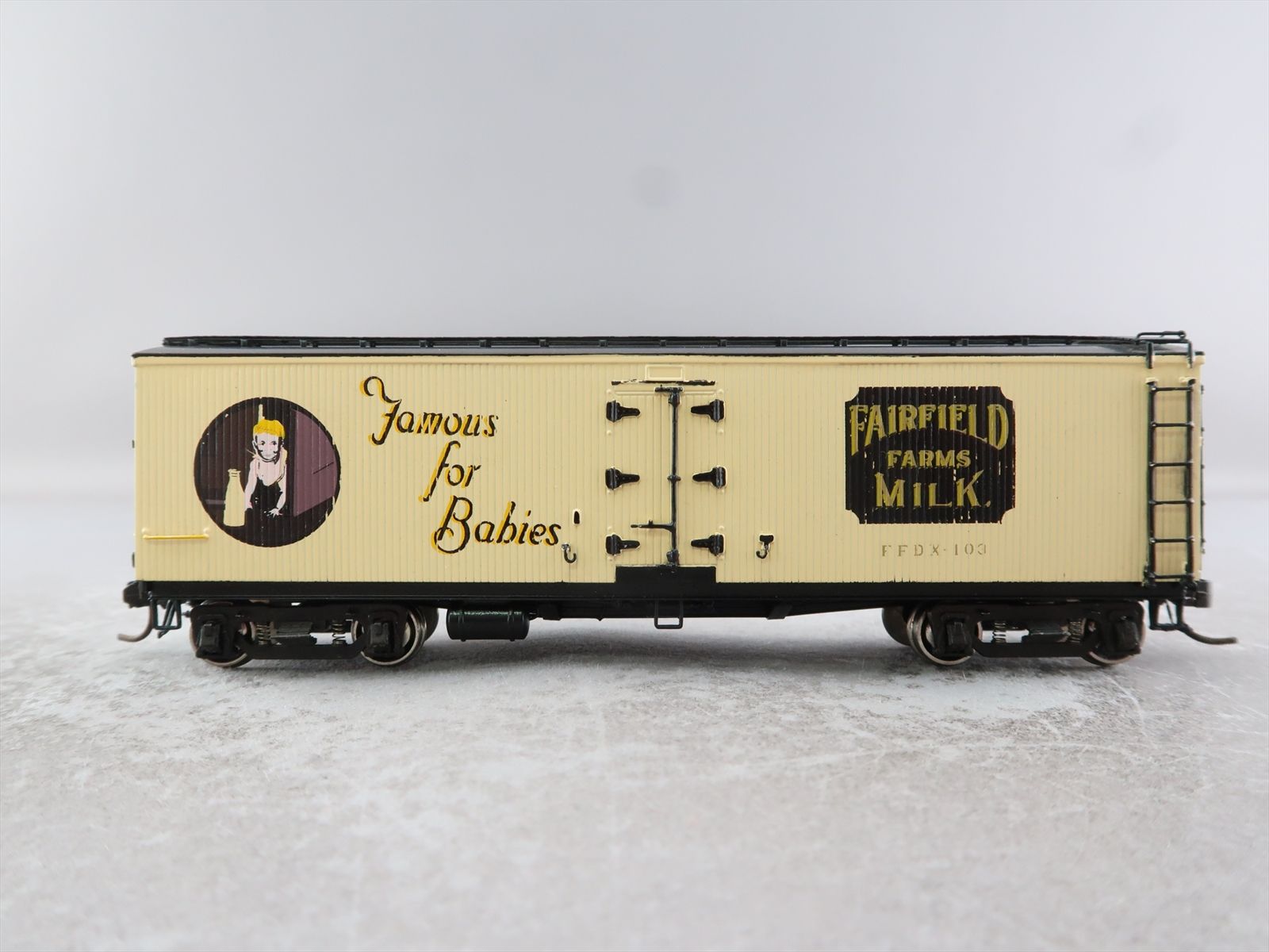 HO Brass Model - PSC FFDX Pfaudler Fairfield Farms 41' Round Roof Milk ...