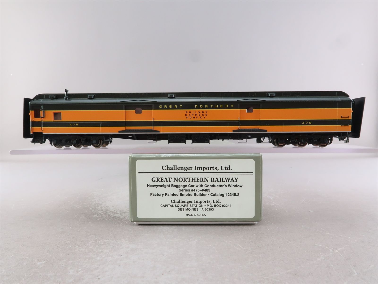 HO Brass Model - CIL 2345.2 GN Great Northern HW Heavyweight Baggage ...