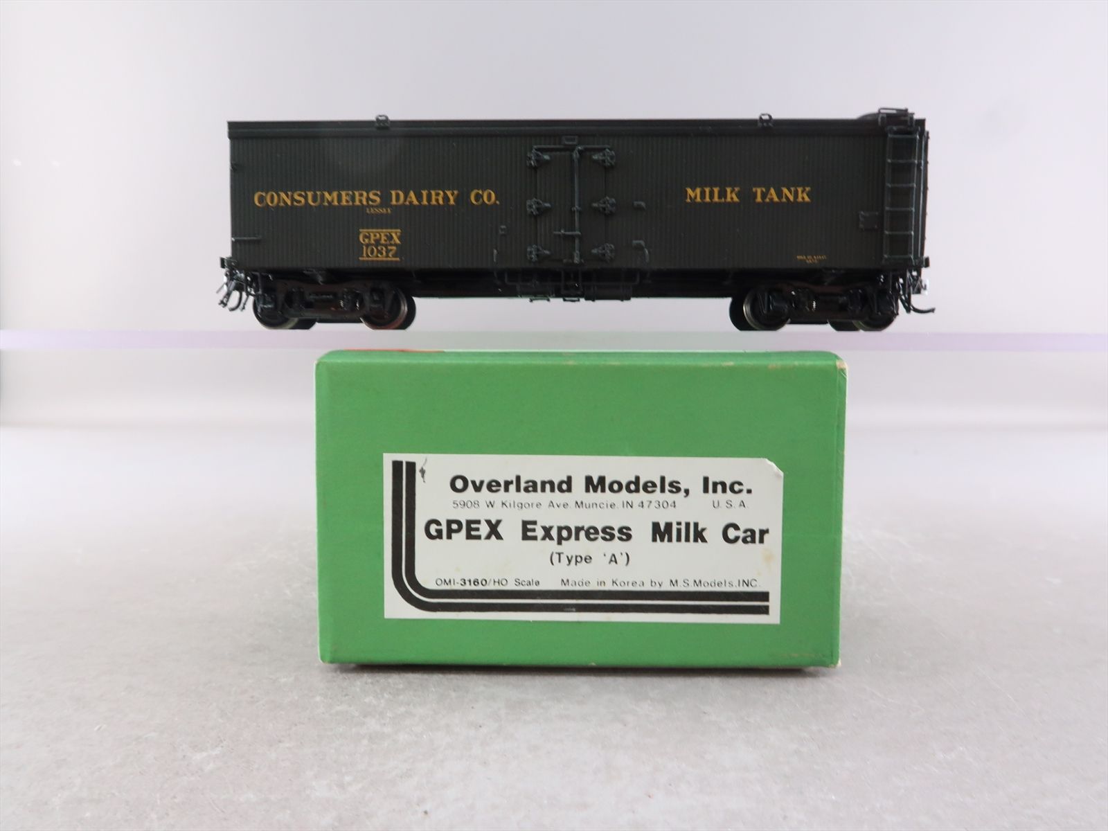HO Brass Model - OMI 3160 GPEX Milk Car Express Type A #1037 - Custom ...