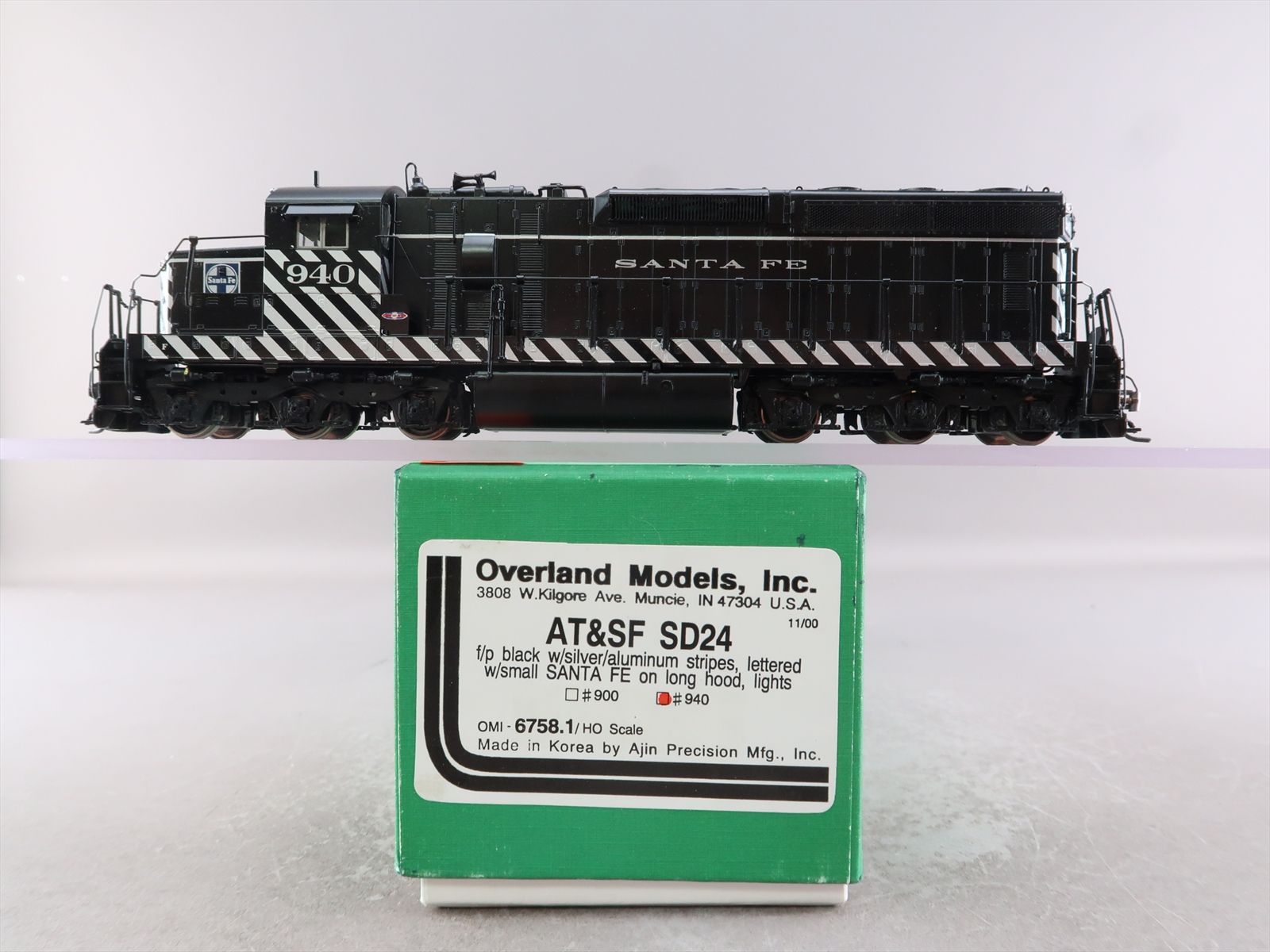HO Brass Model - OMI 6758.1 AT&SF Santa Fe EMD SD24 #940 Small ...