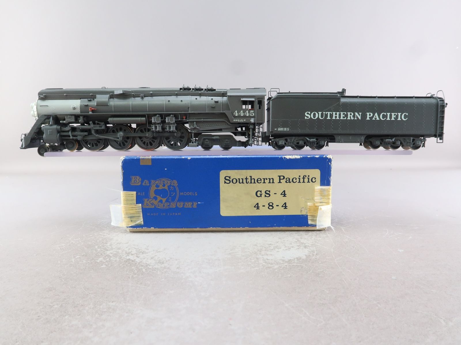 HO Brass Model - Balboa SP Southern Pacific GS-4 4-8-4 #4445 Lark Scheme - Custom - 1967 Run ...