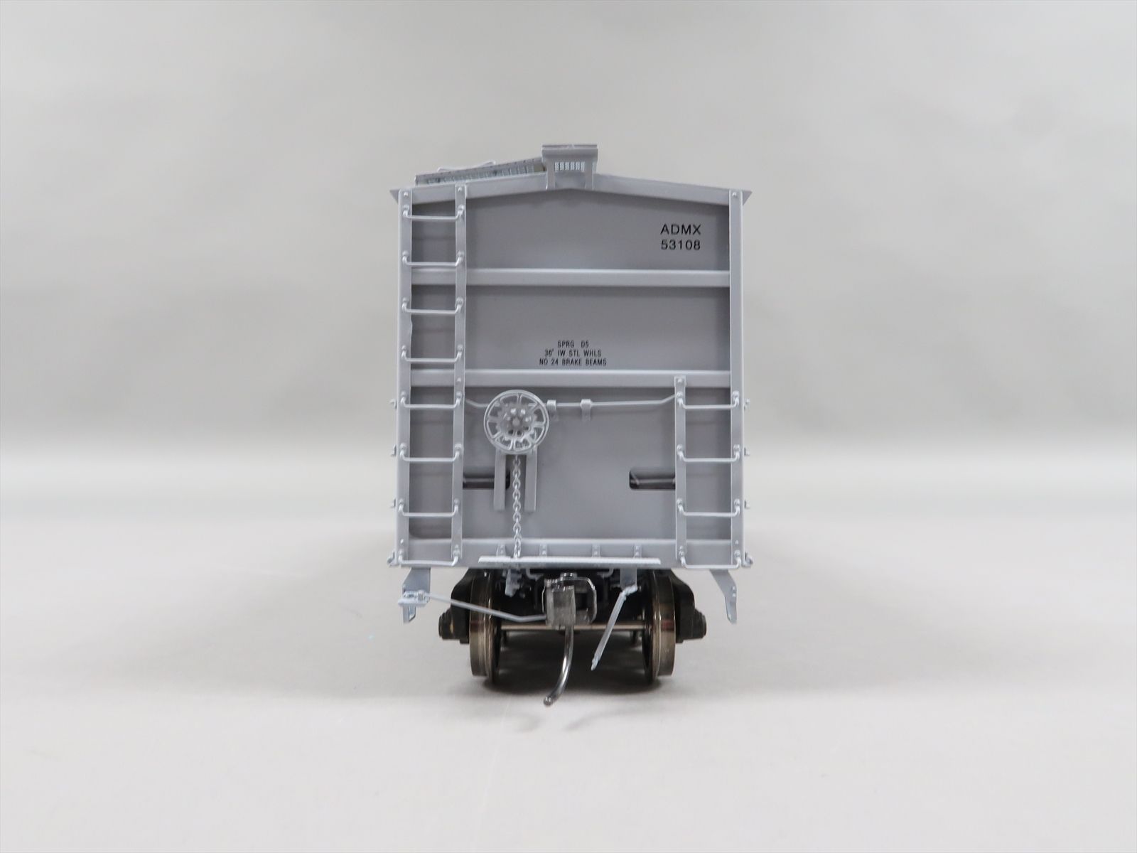 O Brass Model - PRB Pecos River 4633F ADM ADMX 50' Airslide Covered Hopper #5308 - F/P - 1998 ...