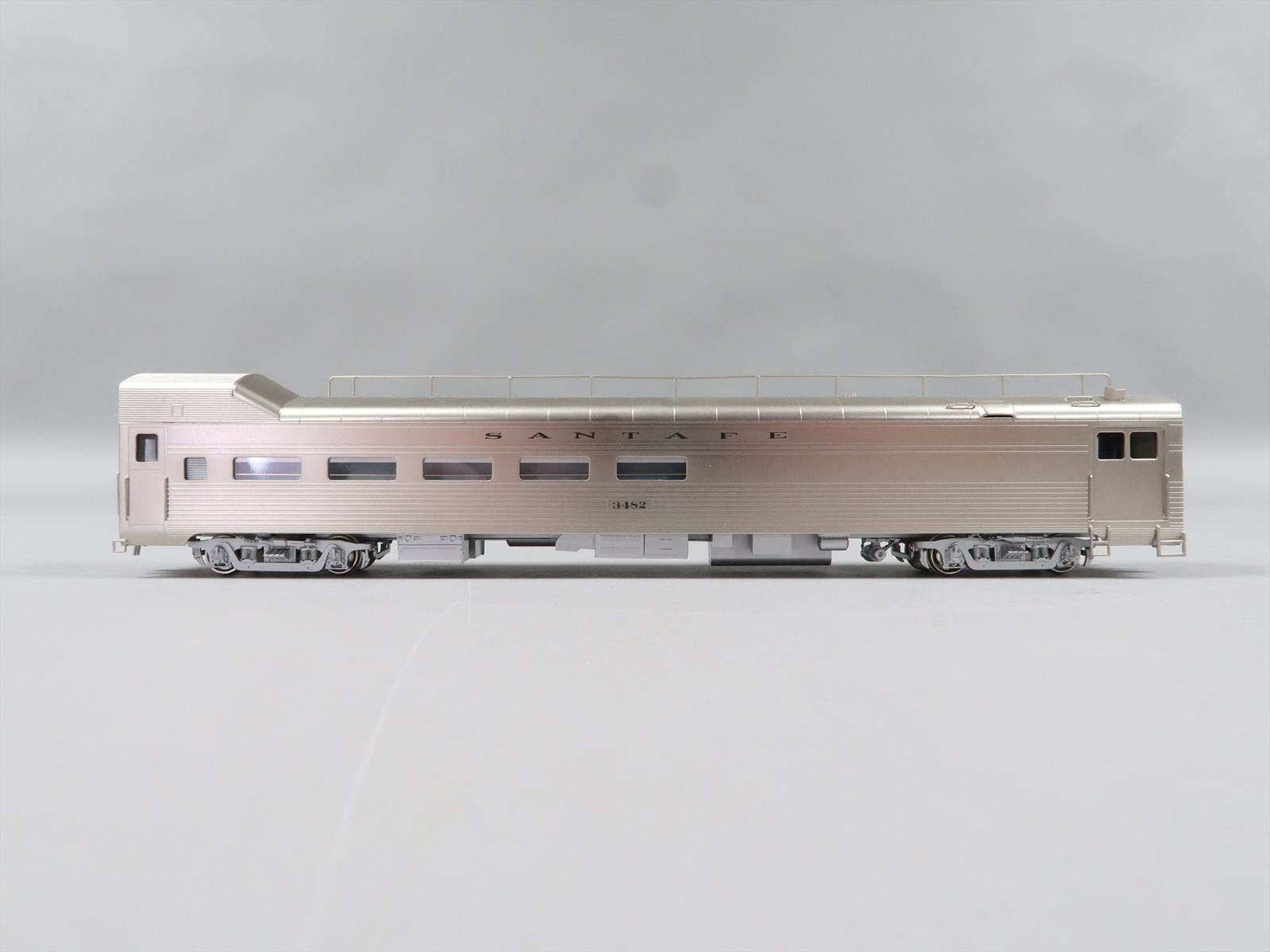 HO Brass Model - Hallmark AT&SF Santa Fe High Level 6 + 2 Extra Cars Passenger Set - F/Plated ...