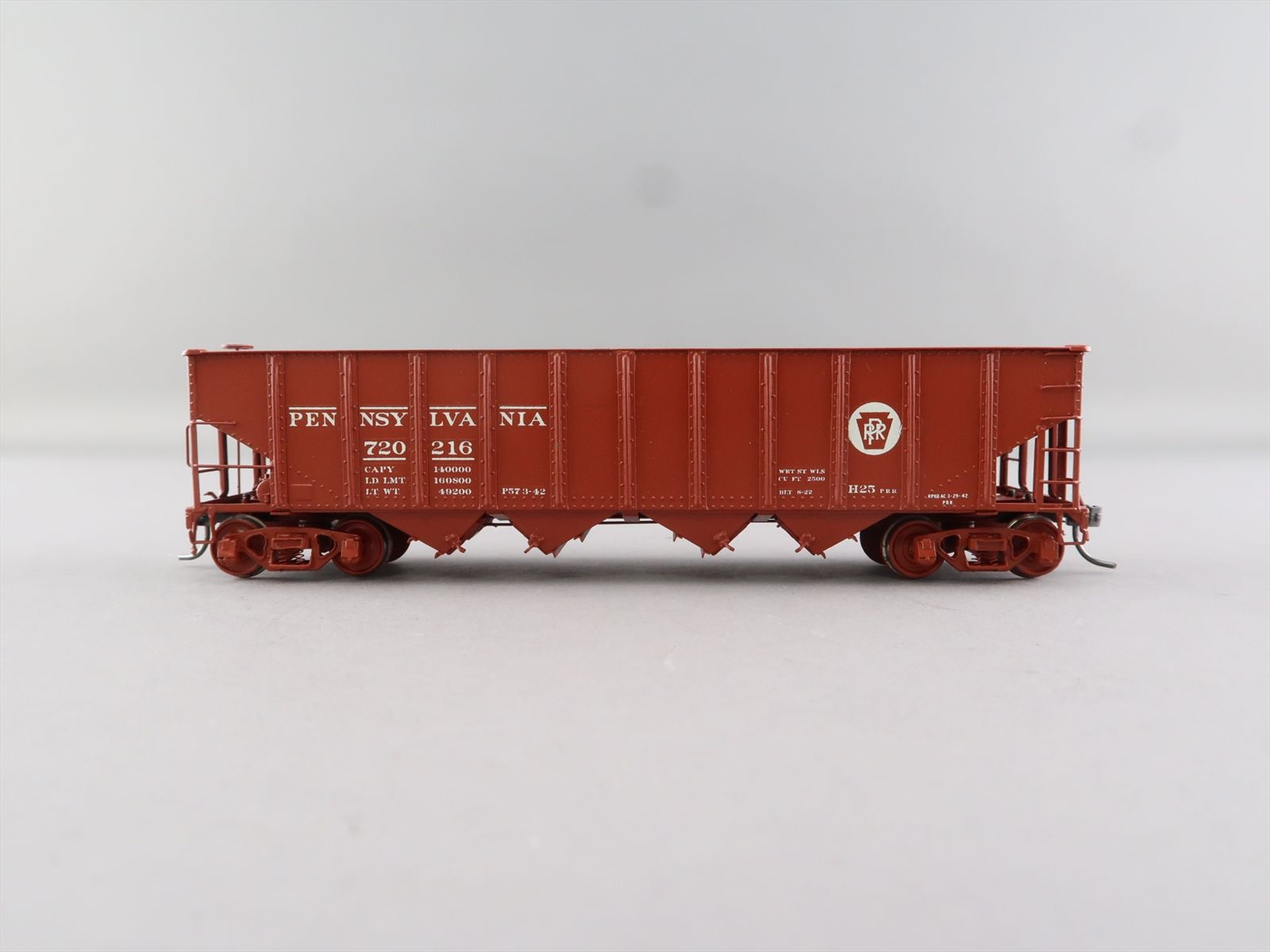 HO Brass Model - Railworks R-104 PRR Pennsylvania H-25 Quad Hopper ...