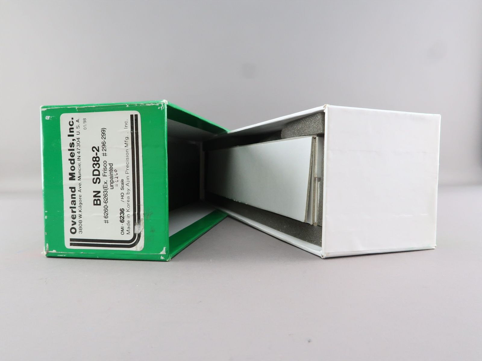 HO Brass Model - OMI 6236 BN Burlington Northern SD38-2 #6260 - Custom- 1998 Run - Ajin