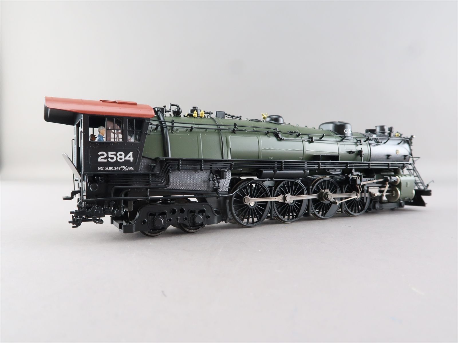 HO Brass Hybrid Model - BLI 2872 GN Great Northern S2 4-8-4 Open Cab ...