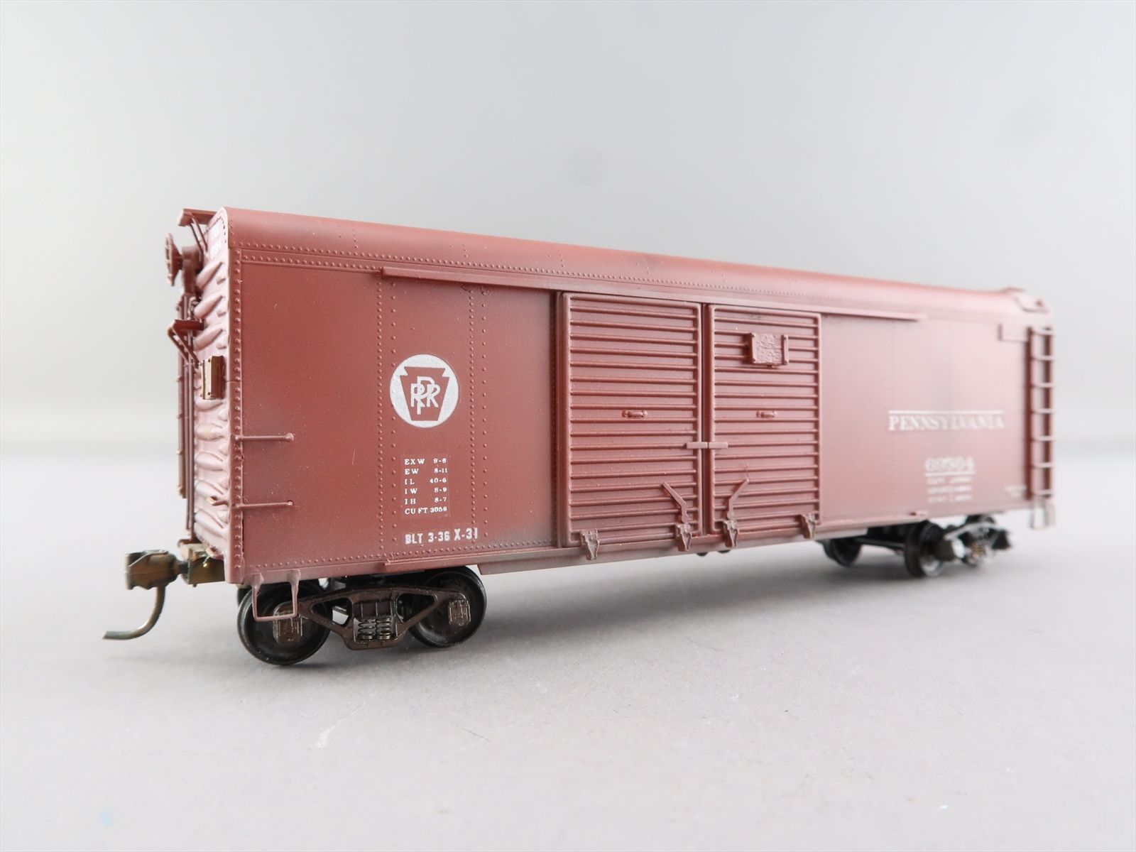 HO Brass Model - Railworks PRR Pennsylvania 40' Round Roof Box Car ...