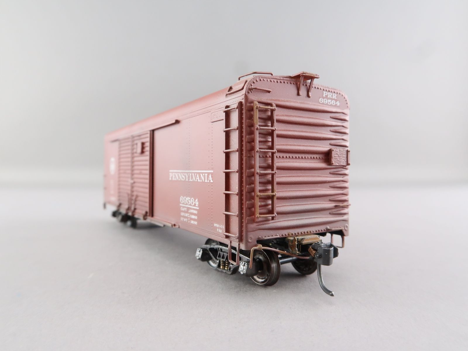 HO Brass Model - Railworks PRR Pennsylvania 40' Round Roof Box Car ...
