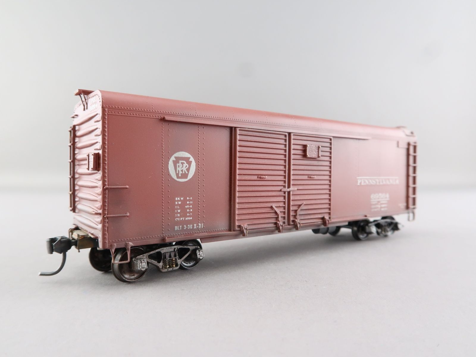 HO Brass Model - Railworks PRR Pennsylvania 40' Round Roof Box Car ...