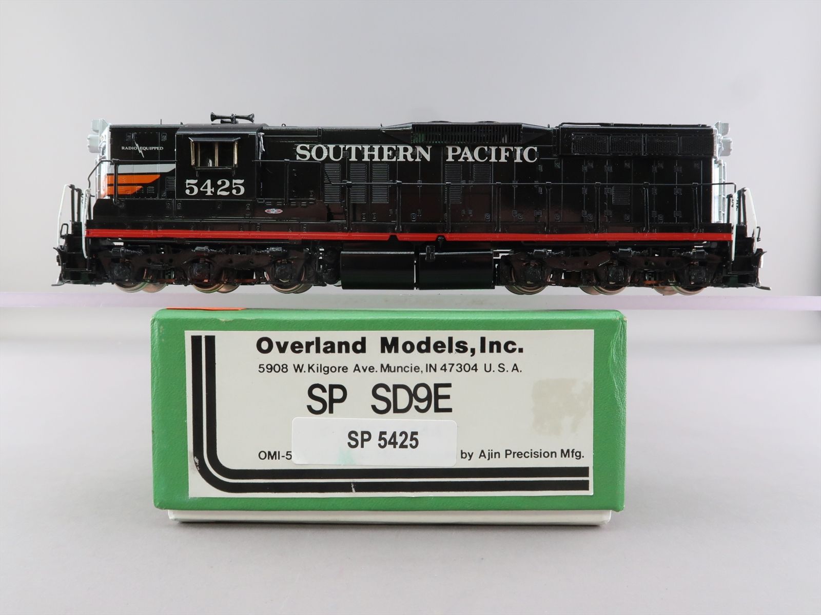 HO Brass Model - OMI 5182 SP Southern Pacific SD9 Black Widow #5425 - Custom - 1989 Run - Ajin
