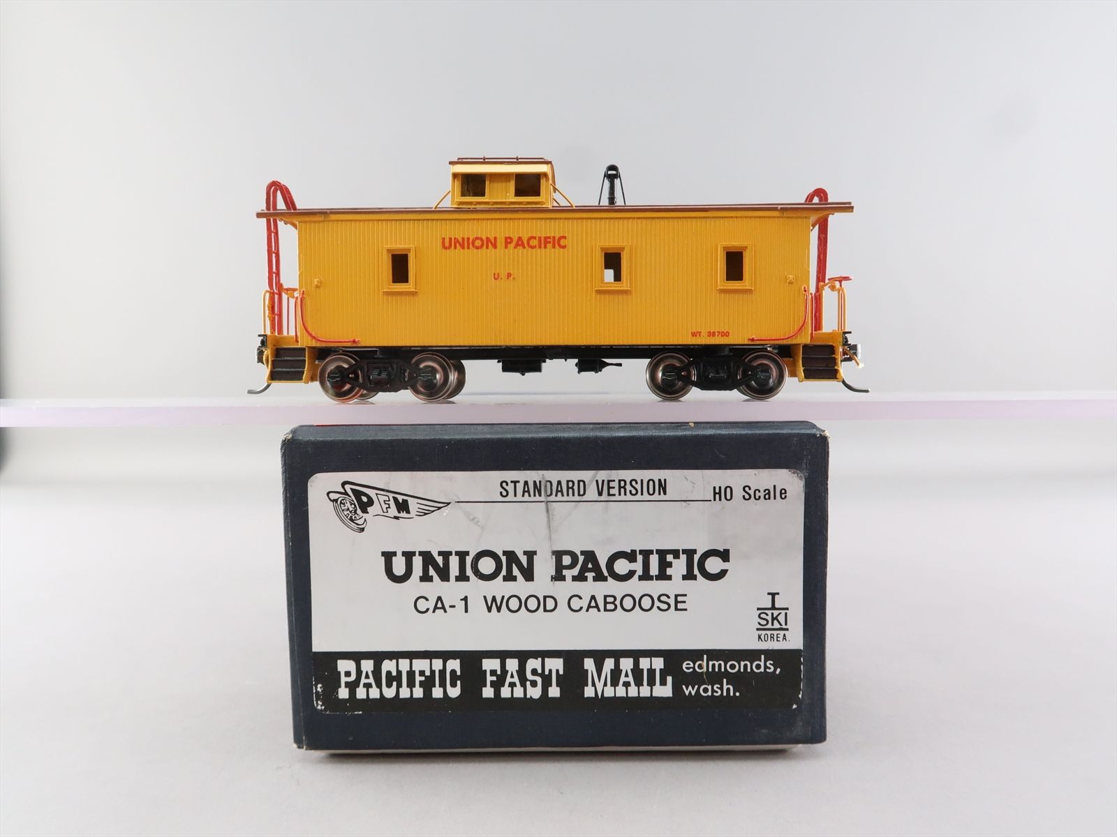 HO Brass Model - PFM UP Union Pacific CA-1 Wood Caboose Standard ...