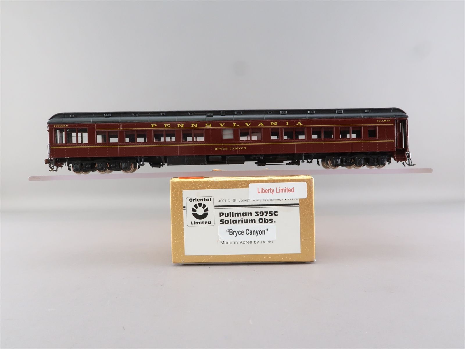HO Brass Model - Oriental Ltd 01001 Pullman 3975C Solarium Observation ...