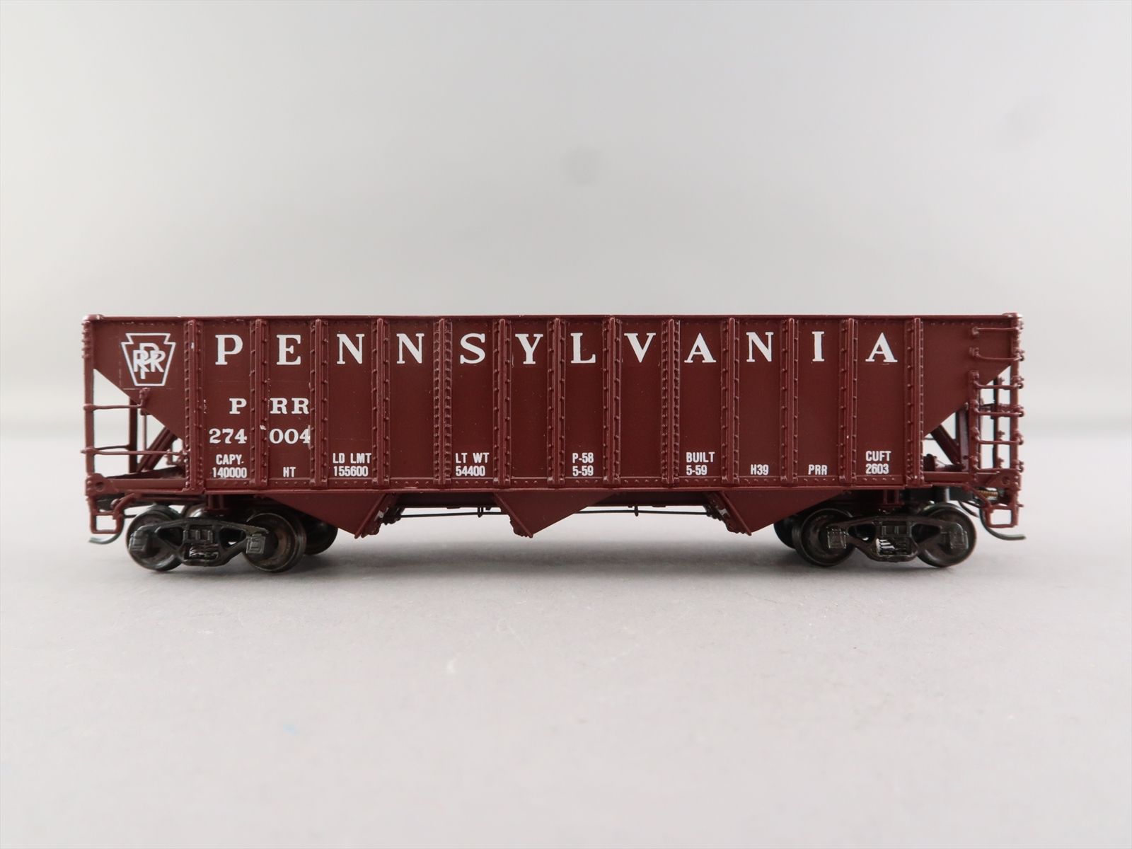 HO Brass Model - Oriental 0734 PRR Pennsylvania H-39 Hopper Car #274004 ...