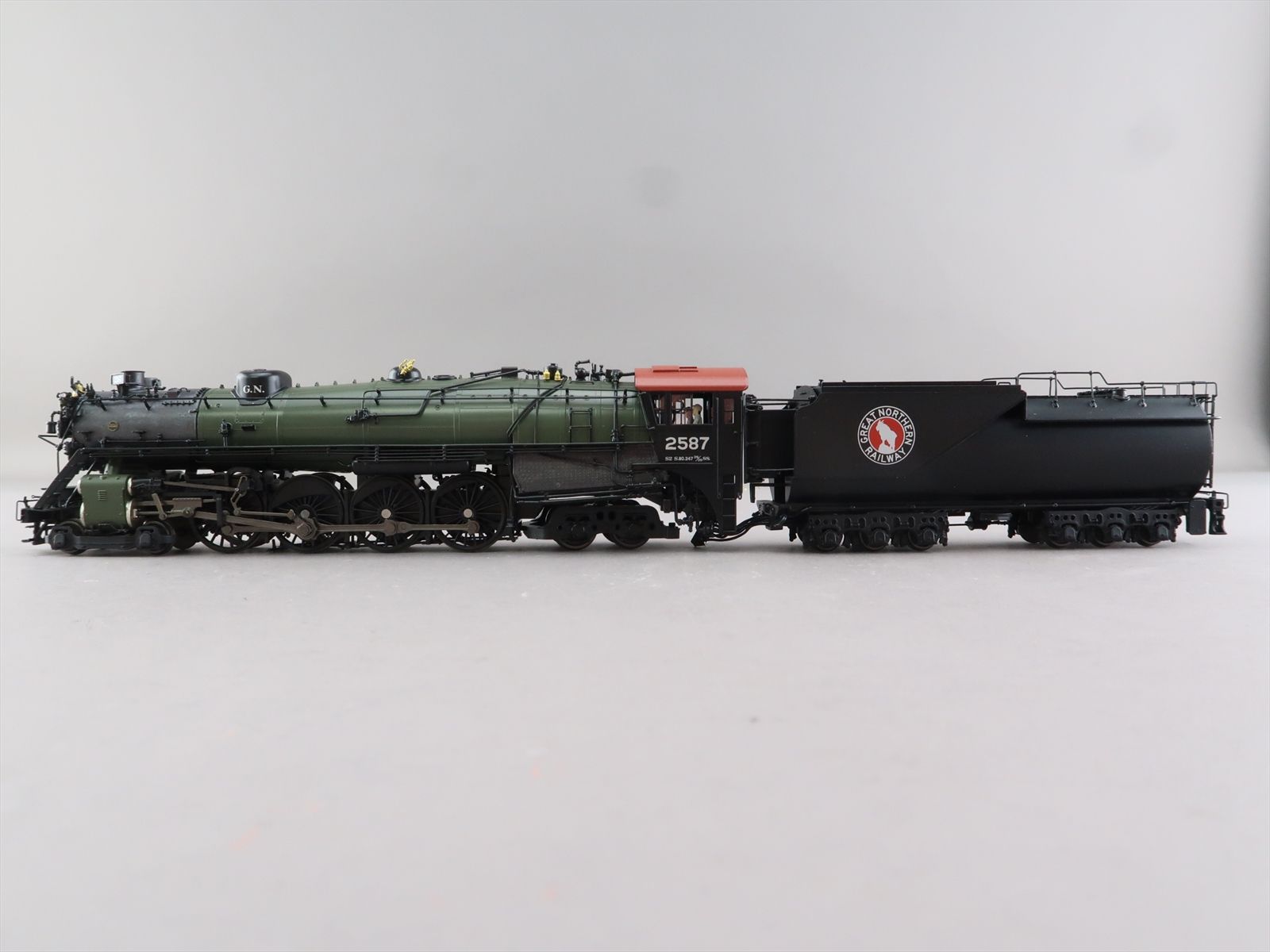 HO Brass Hybrid Model - BLI 2874 GN Great Northern S2 4-8-4 Open Cab ...