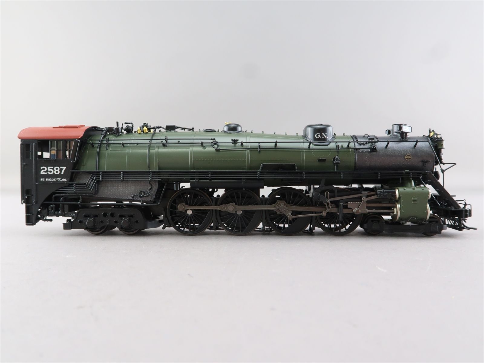 HO Brass Hybrid Model - BLI 2874 GN Great Northern S2 4-8-4 Open Cab ...