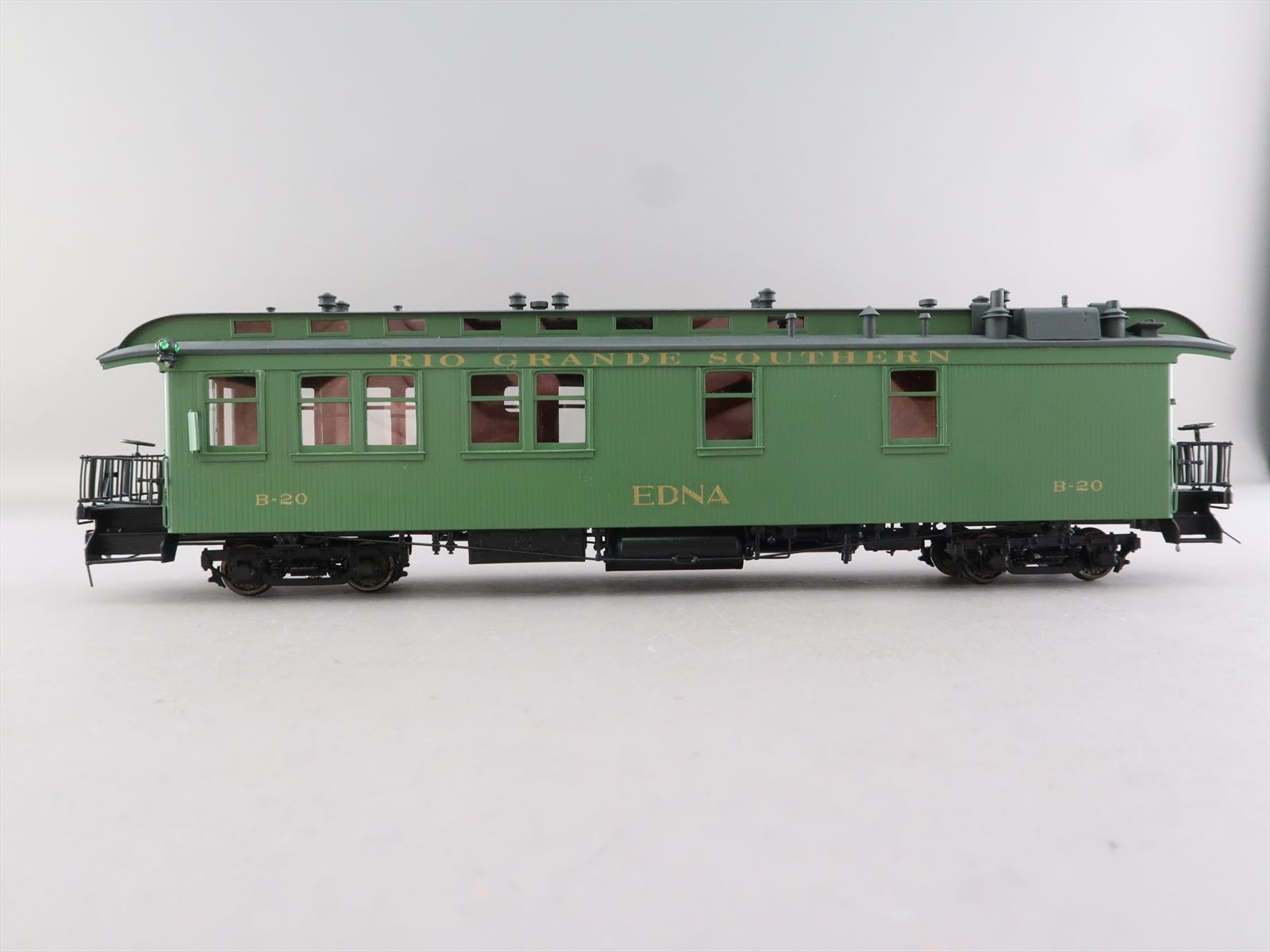 On3 Brass Model - BLW RGS Rio Grande Southern Edna B-20 Business Passenger Car Late 30's - 40's ...