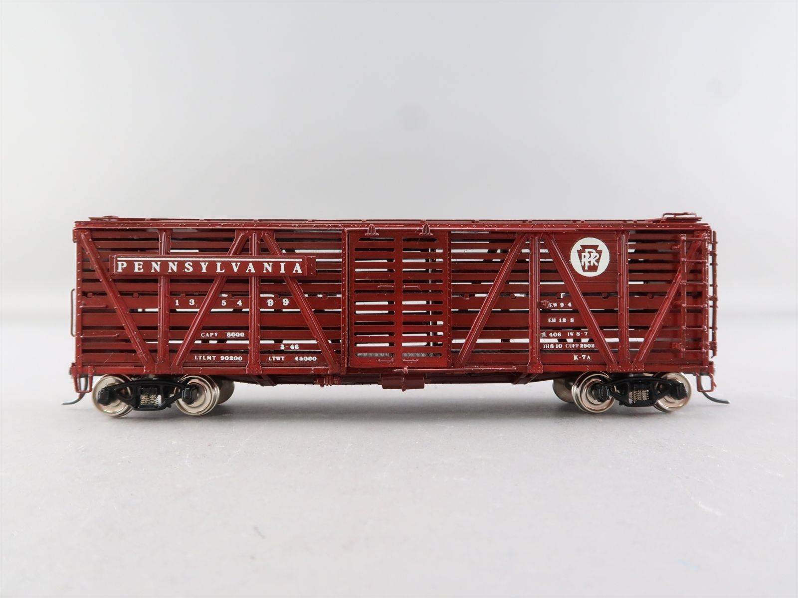 HO Brass Model - PSC 15598 PRR Pennsylvania K-7A Livestock Double Deck ...