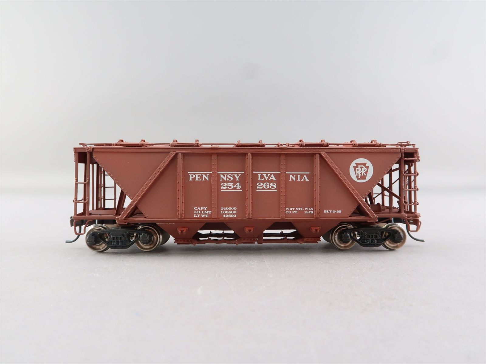 HO Brass Model - PSC 15860-1 PRR Pennsylvania AAR 70 Ton Covered Hopper ...