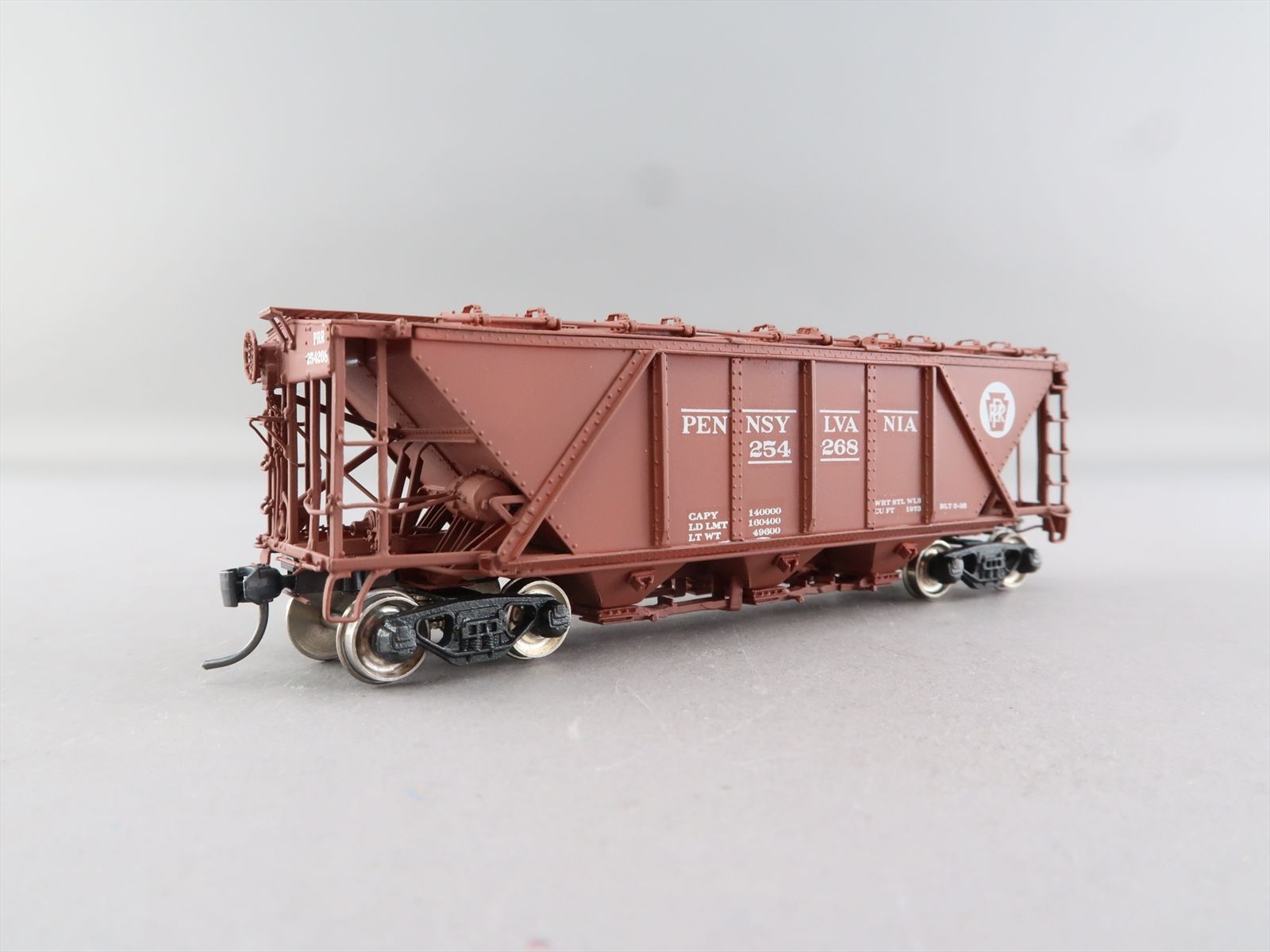 HO Brass Model - PSC 15860-1 PRR Pennsylvania AAR 70 Ton Covered Hopper ...