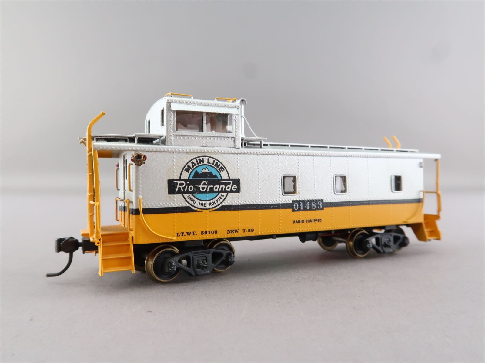 HO Brass Model - PFM D&RGW Rio Grande Modernized Steel Caboose #01483 ...