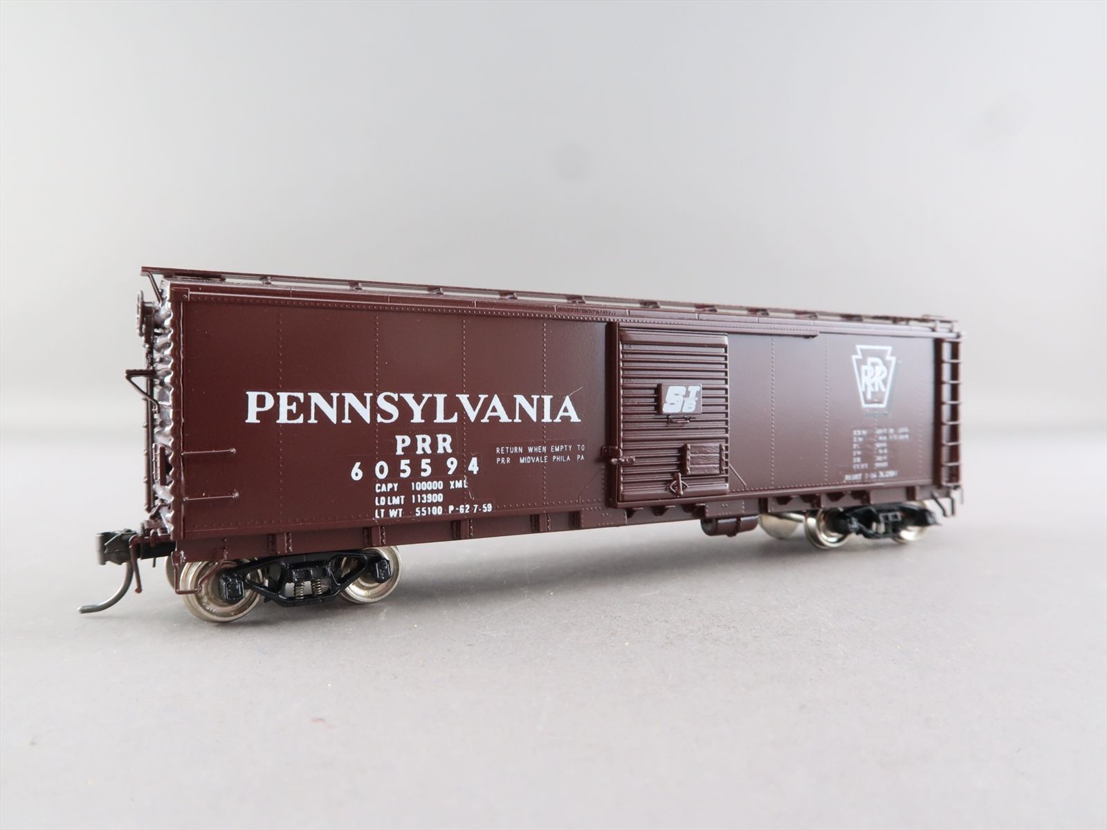HO Brass Model - PSC 16022-1 PRR Pennsylvania X-29 Box Car Boxcar ...