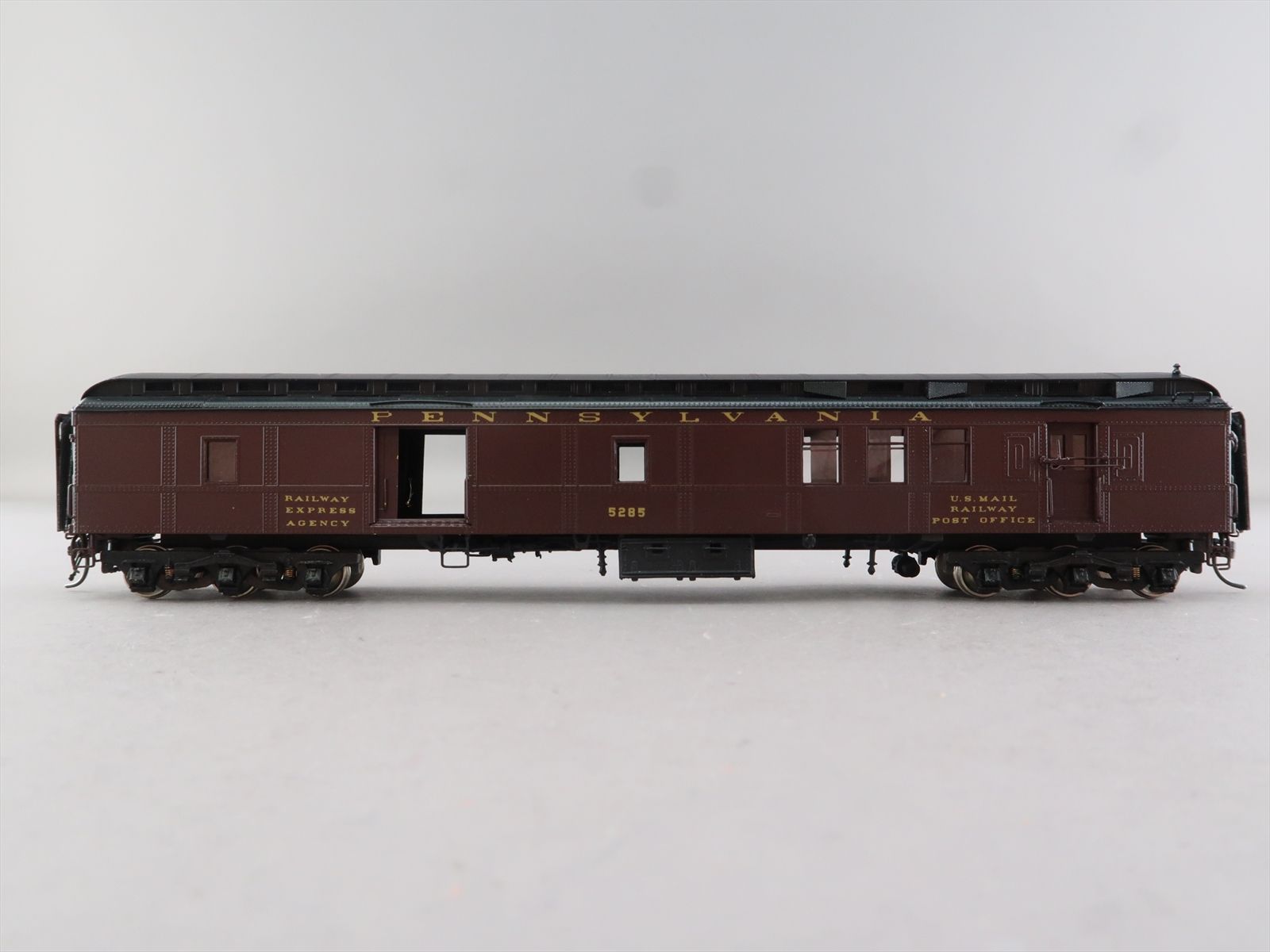 HO Brass Model - PSC 16498-1 PRR Pennsylvania RPO Baggage BM-70K Mail Clerestory Roof #5285 - F ...