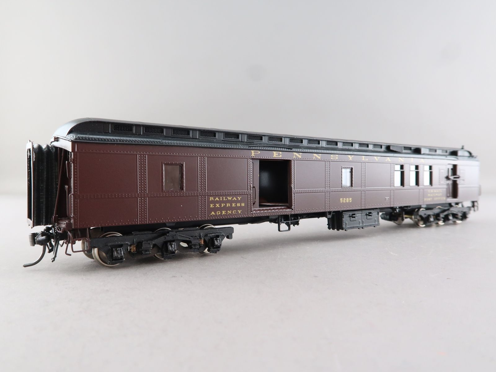 HO Brass Model - PSC 16498-1 PRR Pennsylvania RPO Baggage BM-70K Mail Clerestory Roof #5285 - F ...